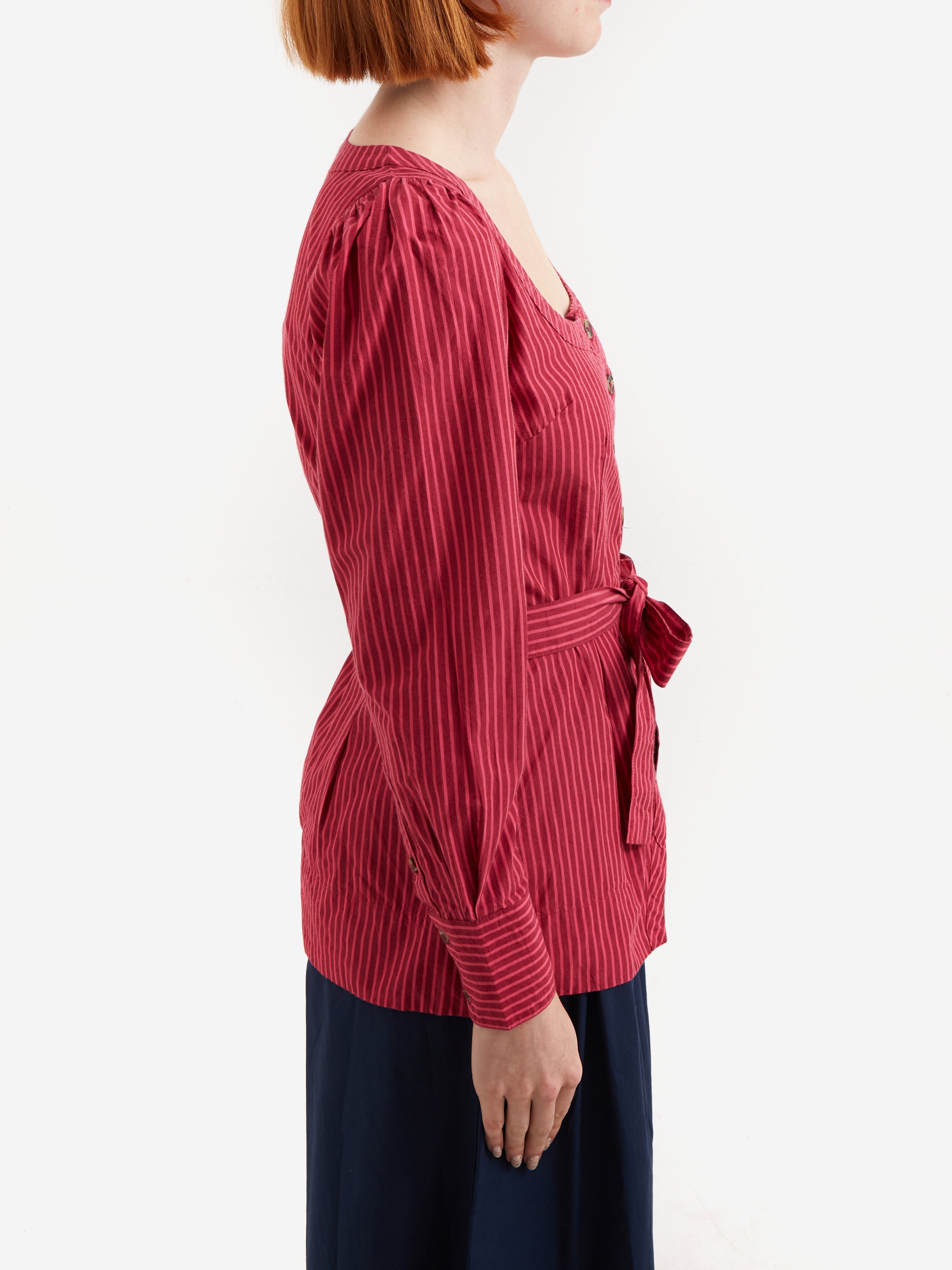Damson Madder Clare Blouse - Berry Business – Goodhood