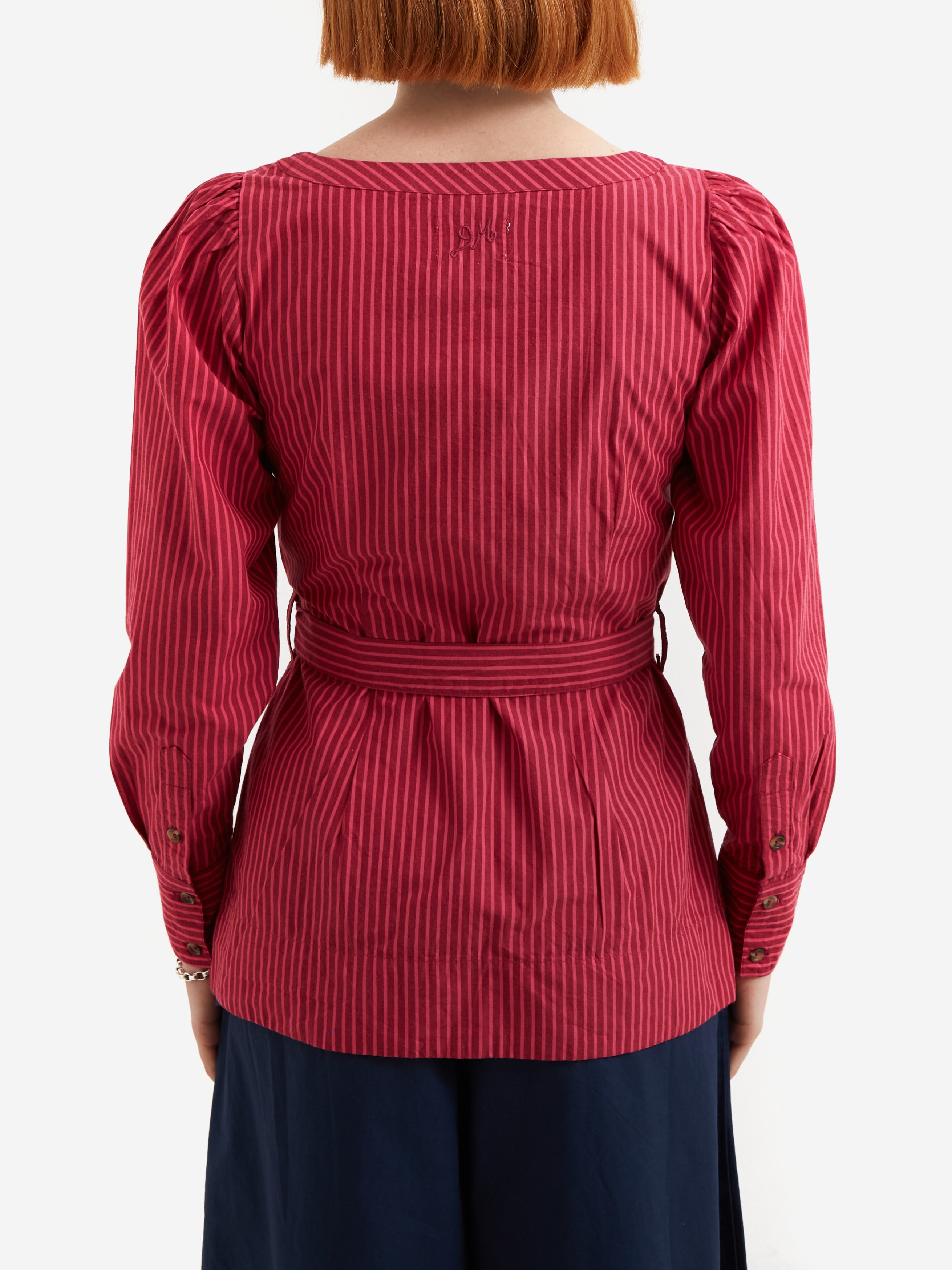 Damson Madder Clare Blouse - Berry Business – Goodhood