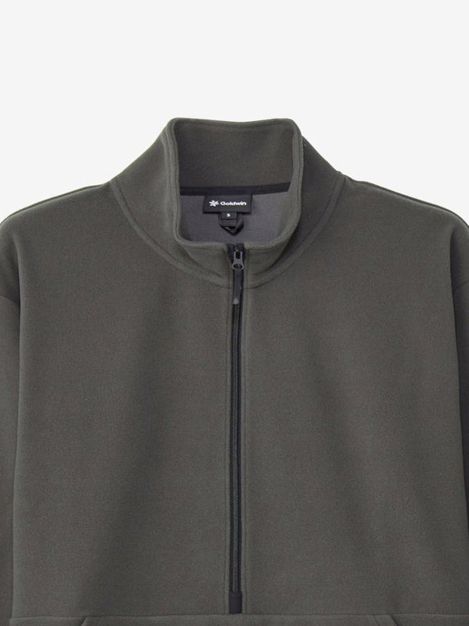 Goldwin Polartec Power Stretch Half Zip Pullover - Shadow Grey – Goodhood