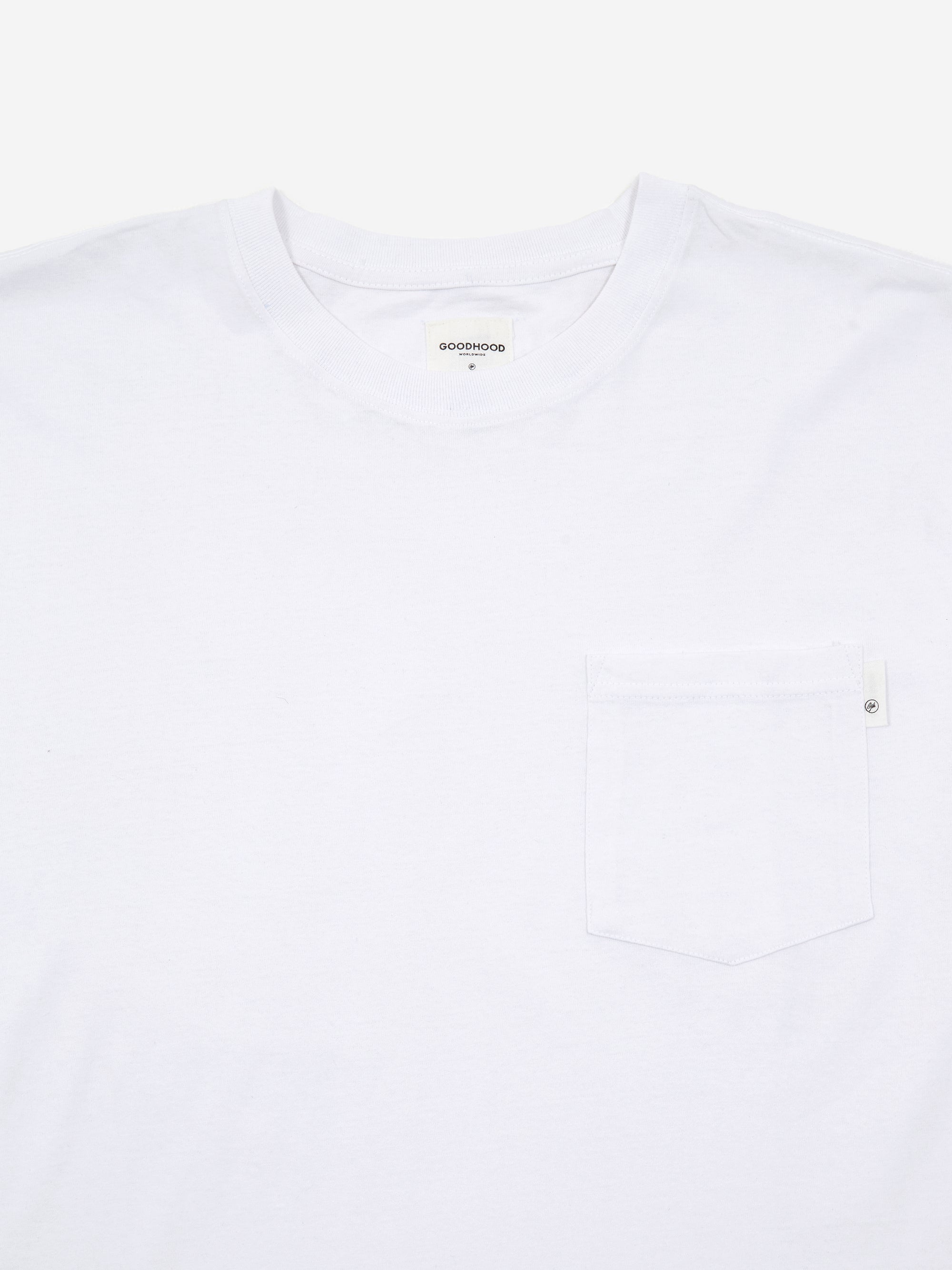 Goodhood Worldwide Basic Pocket T-Shirt - White