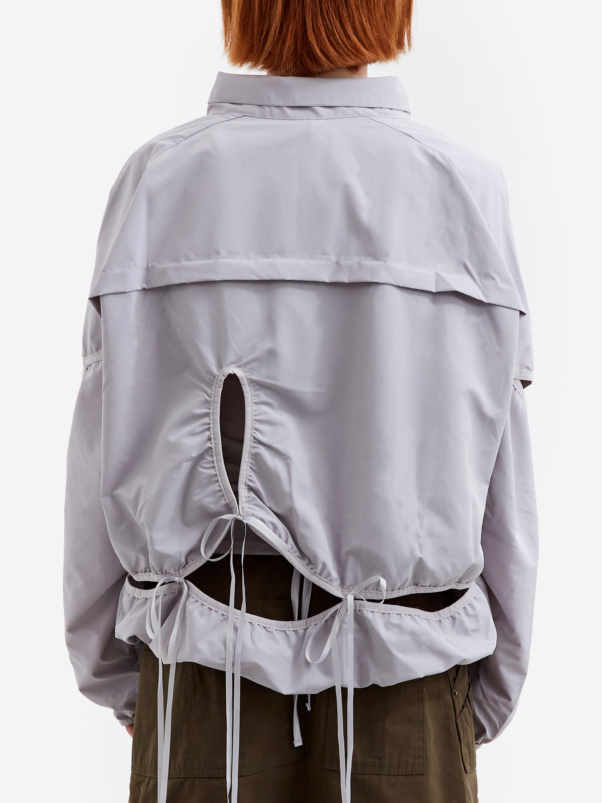NACHE Cut-Out Wind Breaker - Light Gray – Goodhood