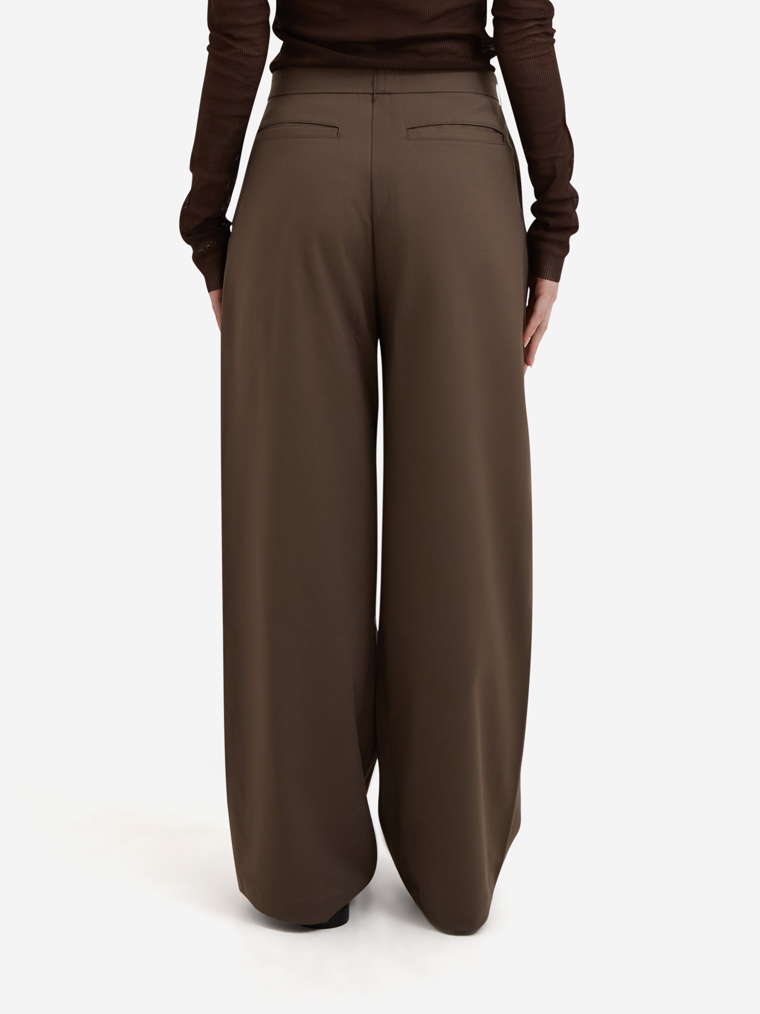 NACHE Draping Wide Pants - Dusty Brown – Goodhood