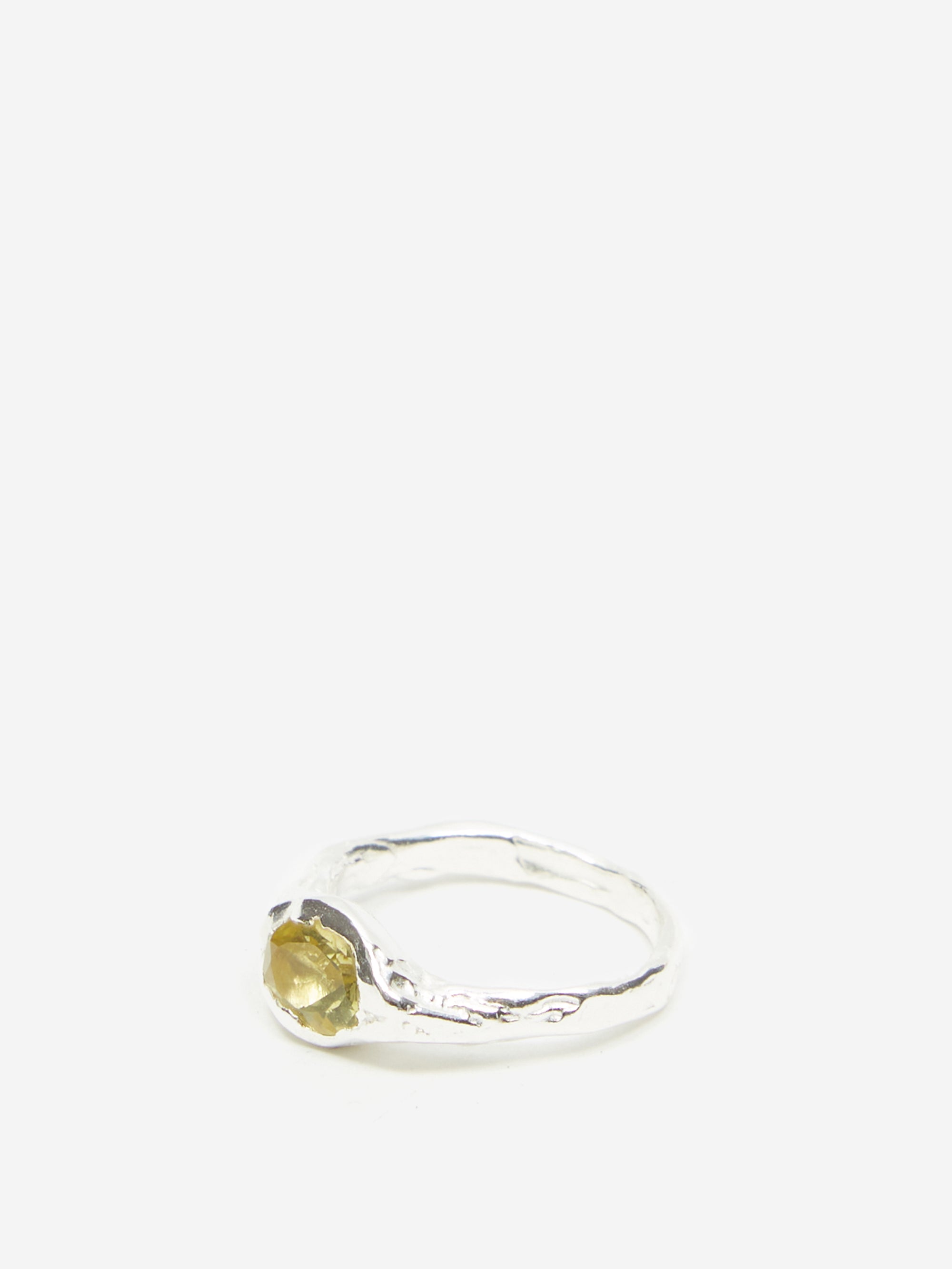 Simuero Faro Ring - Yellow Quartz / Silver – Goodhood