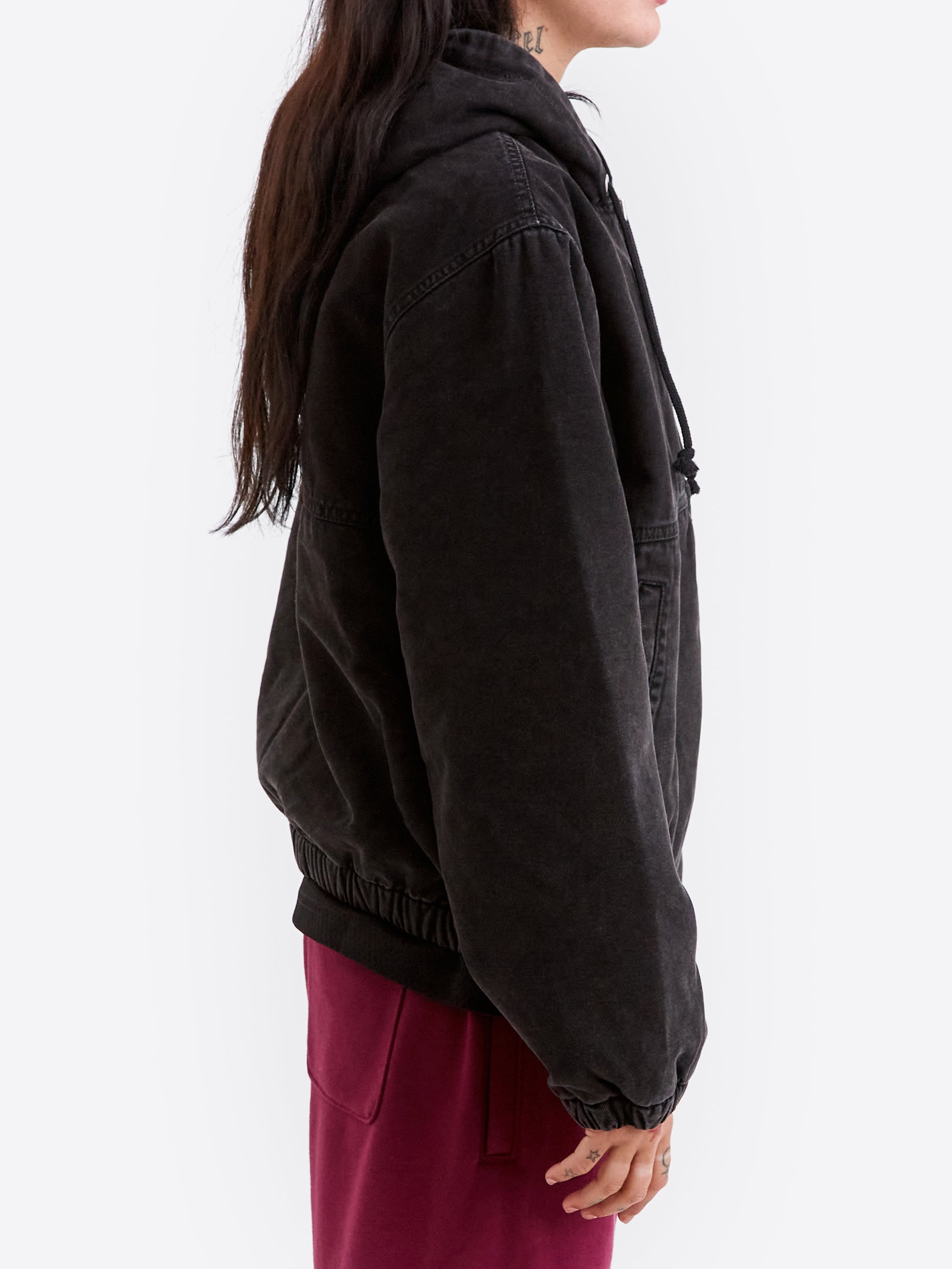 Stussy Canvas Insulated Work Jacket - Black – Goodhood