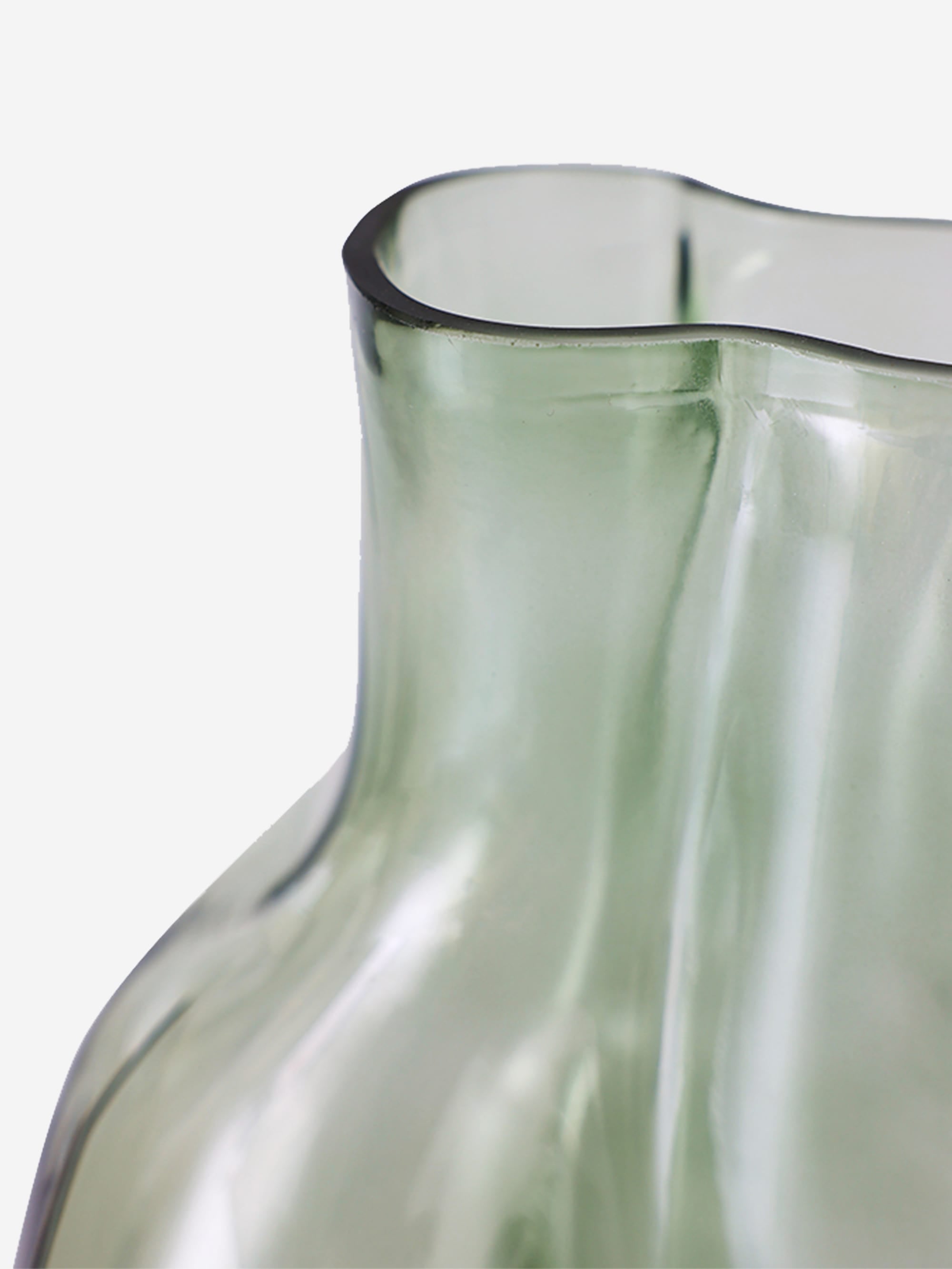 HKLiving Gleam Glass Small Vase - Olive – Goodhood