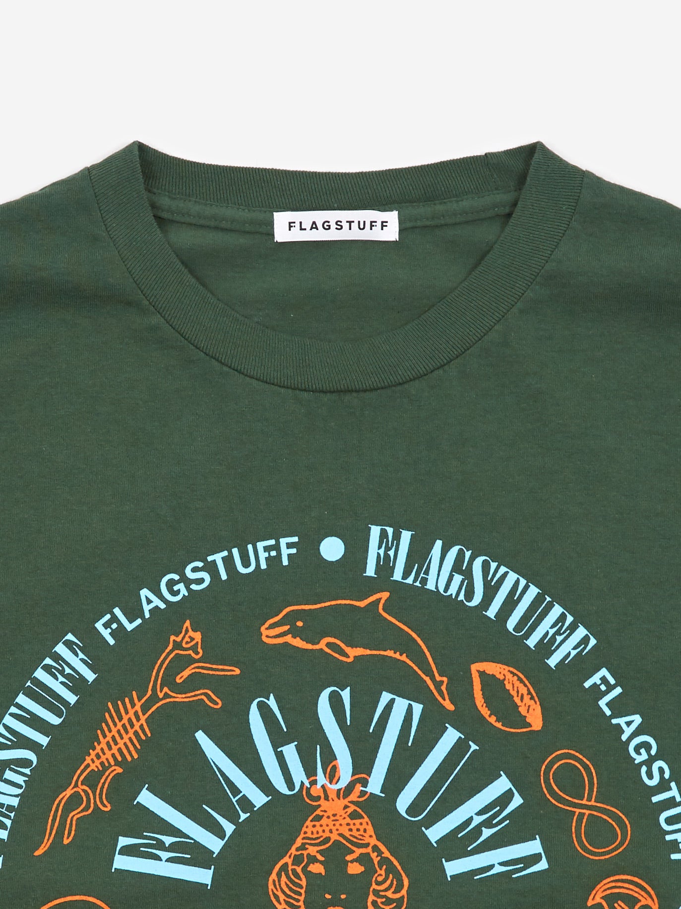 Flagstuff beginning of life Longsleeve T-Shirt - Green – Goodhood