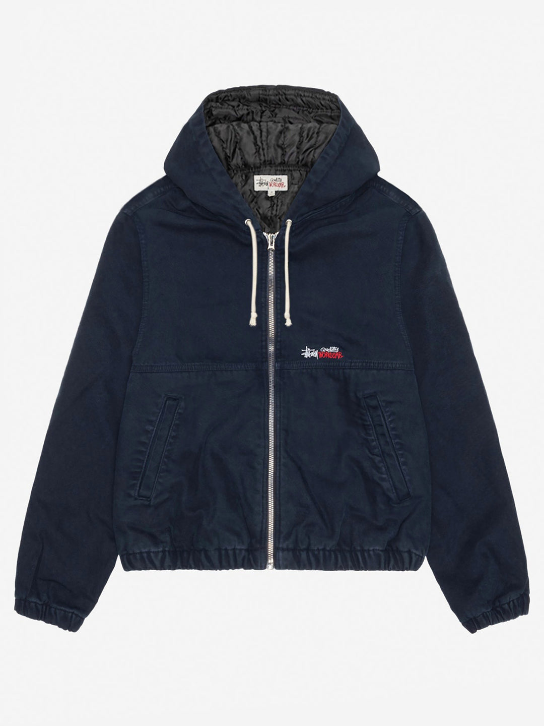 Stussy Work Jacket Insulated Canvas W - Navy – Goodhood