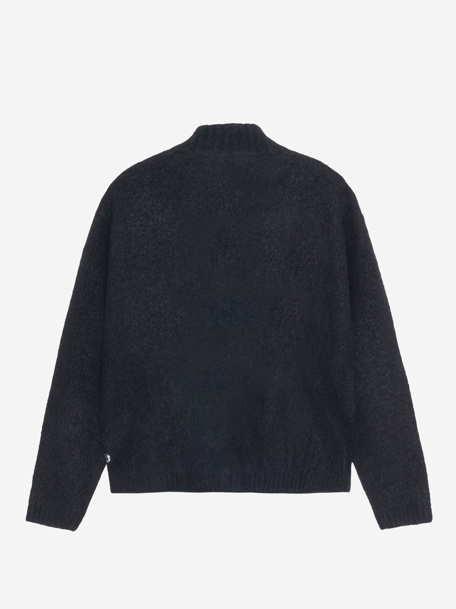 Stussy Brushed Mock Full Zip Knit Sweater W - Black – Goodhood