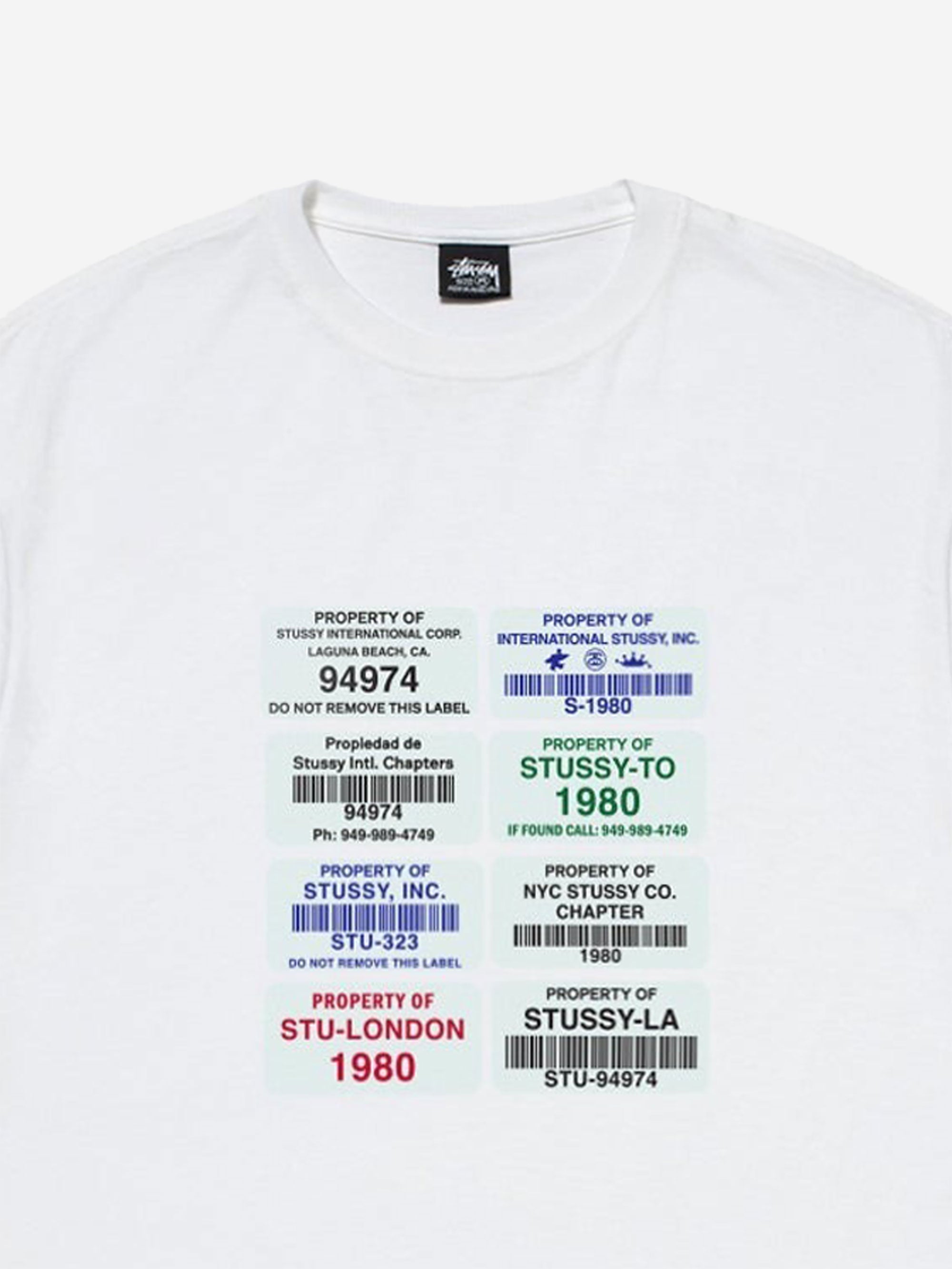 Stussy Codes Tee W - White – Goodhood