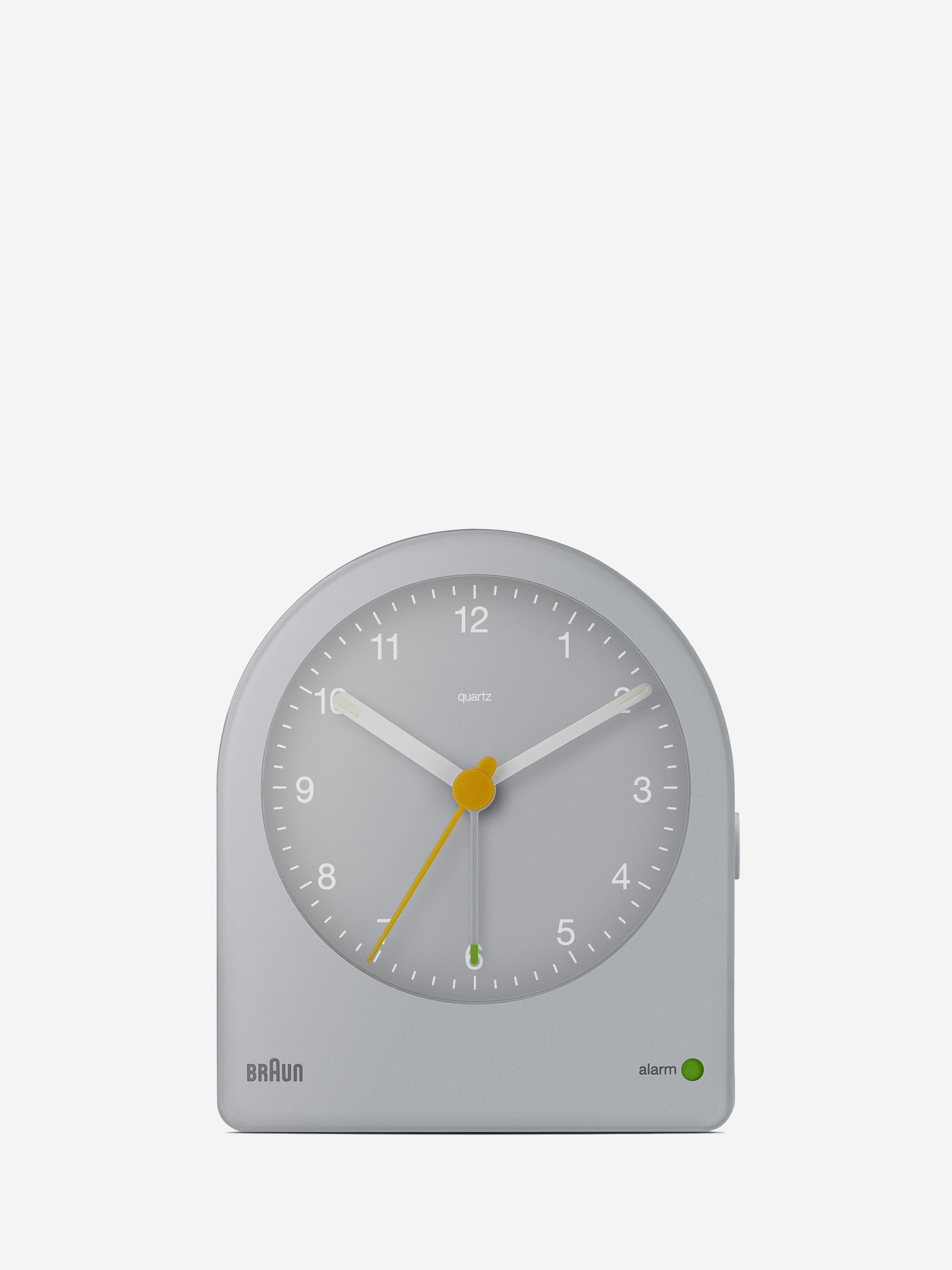 Braun Classic Analogue Alarm Clock - Silver – Goodhood