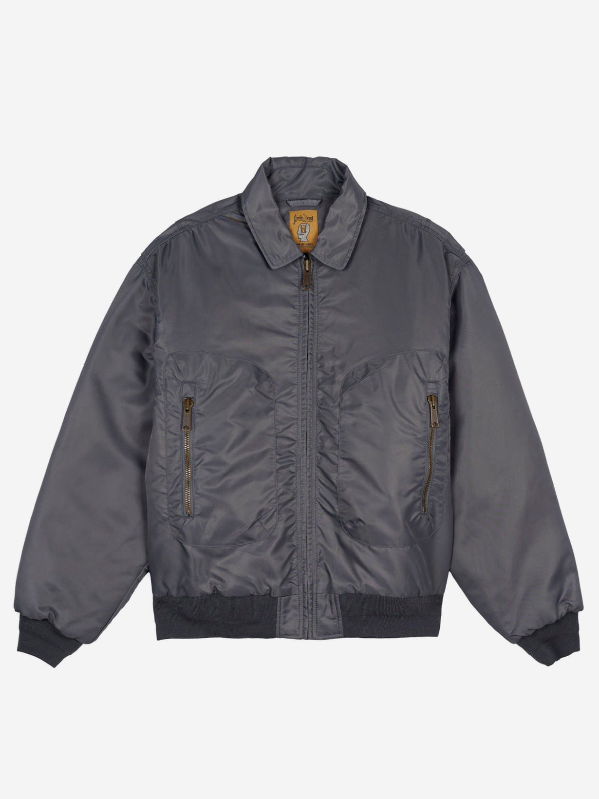 Brain Dead 3D Flight Jacket - Steel – Goodhood
