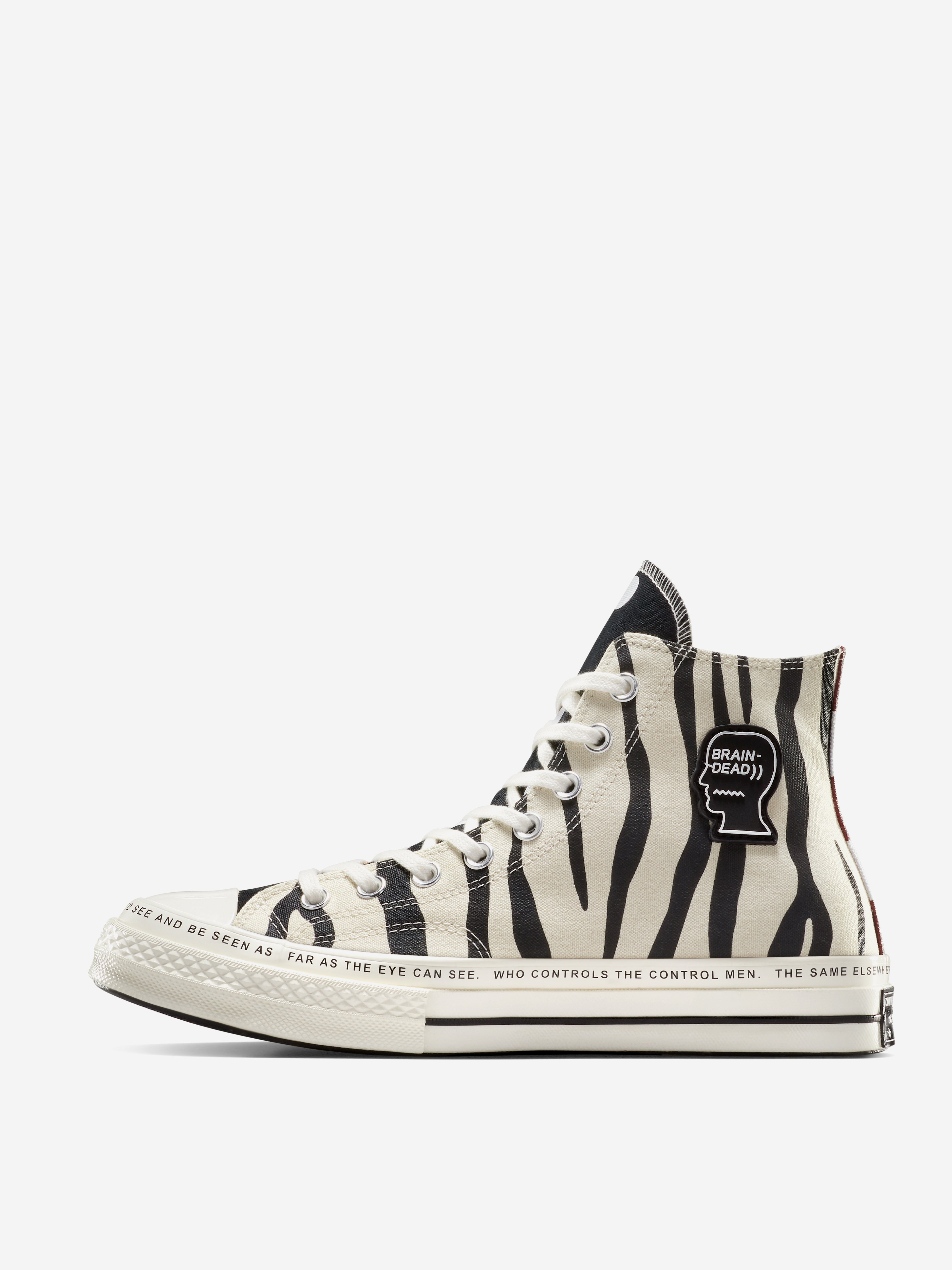 Converse x Brain Dead Chuck 70 - Egret/Black/Multi – Goodhood