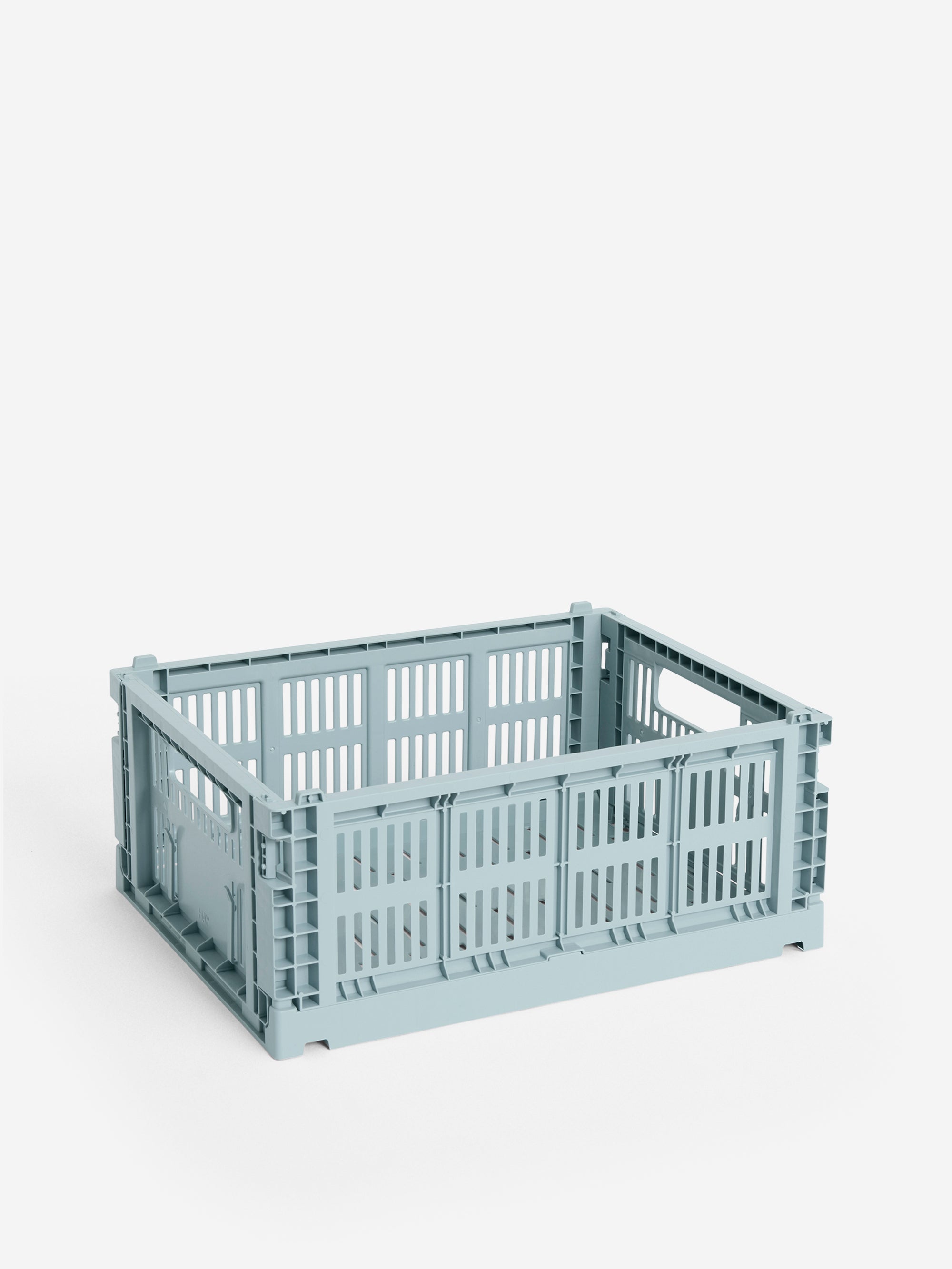 HAY Colour Crate Medium - Dusty Blue – Goodhood