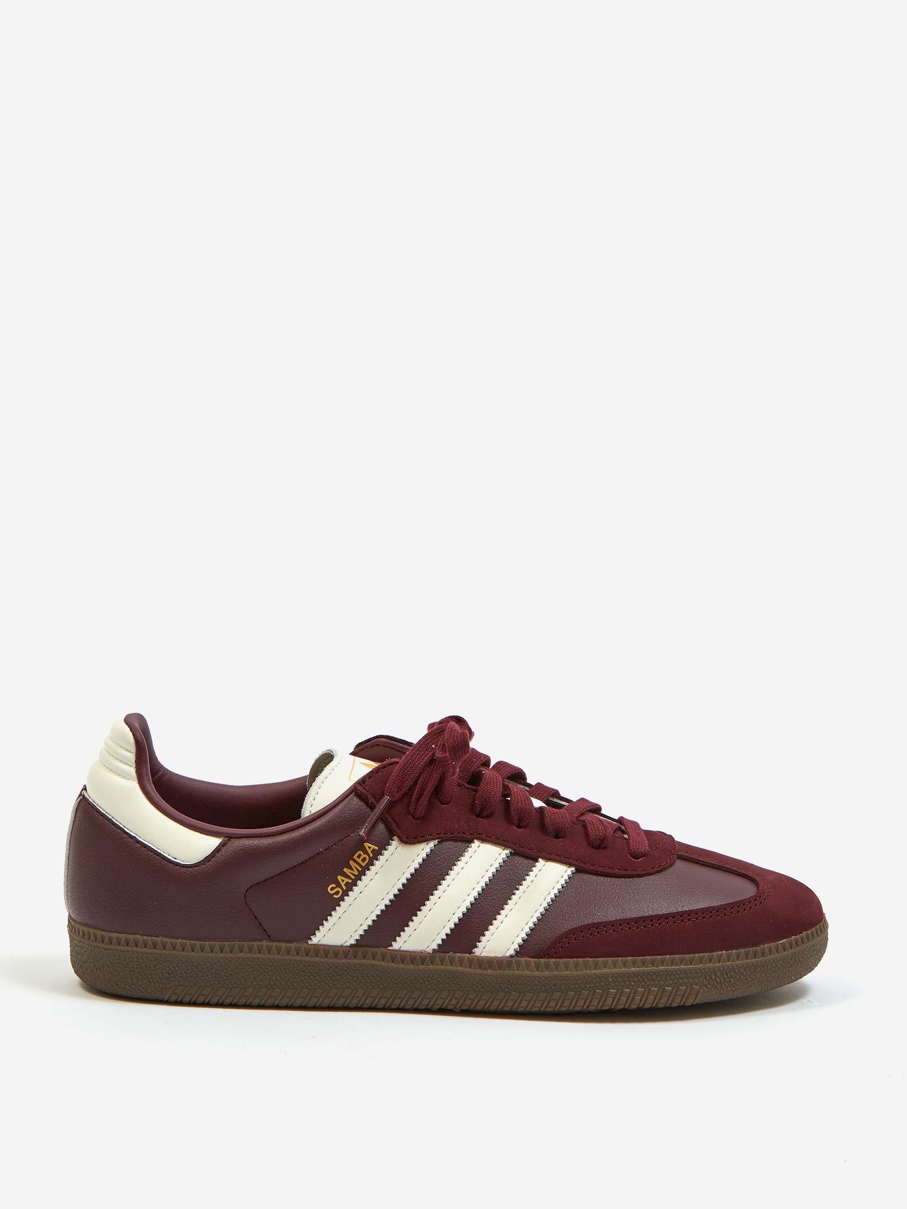 Adidas Samba OG - Maroon/Off White/Gum – Goodhood
