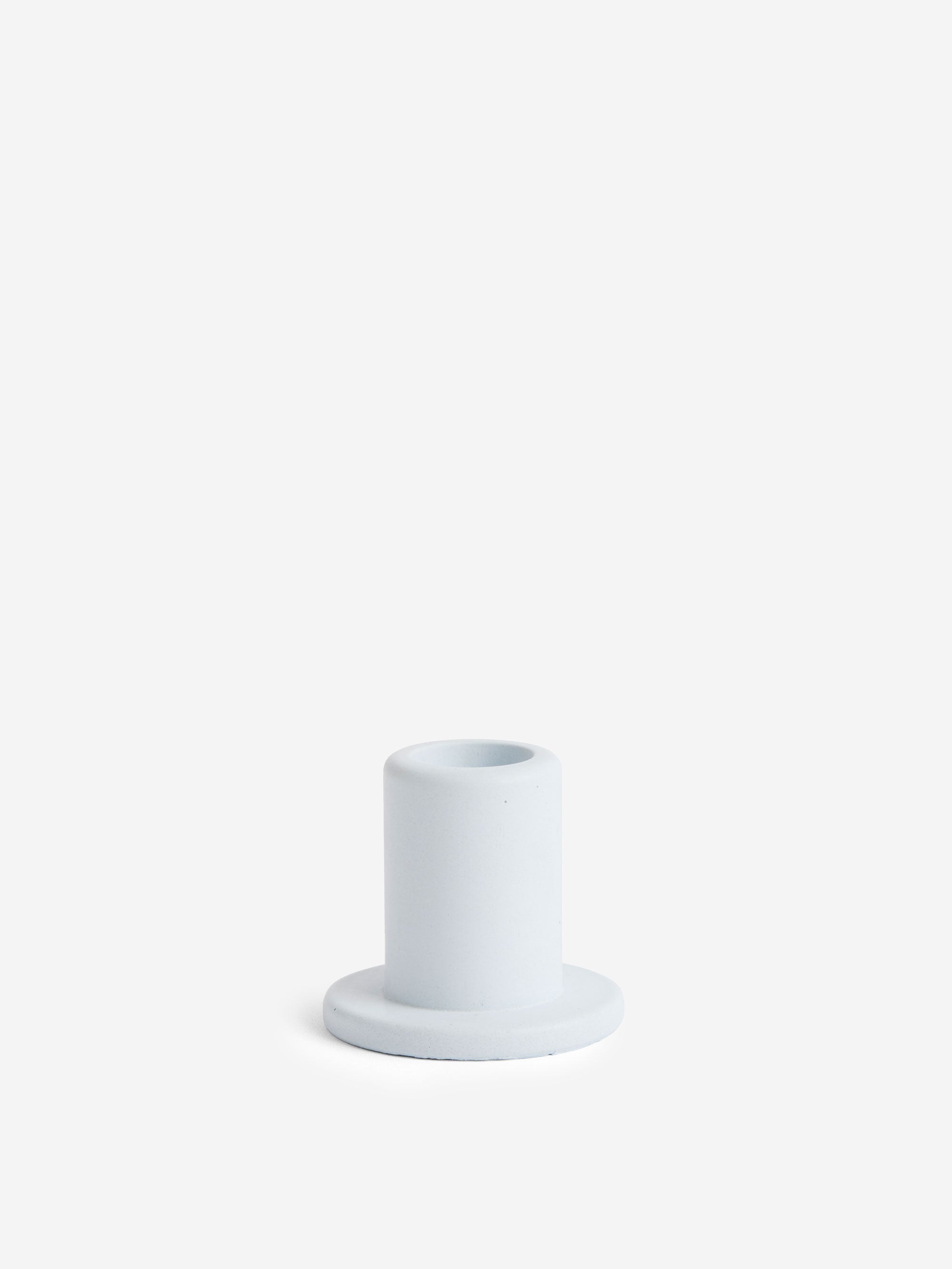 HAY Tube Candleholder Concrete - Light Blue – Goodhood