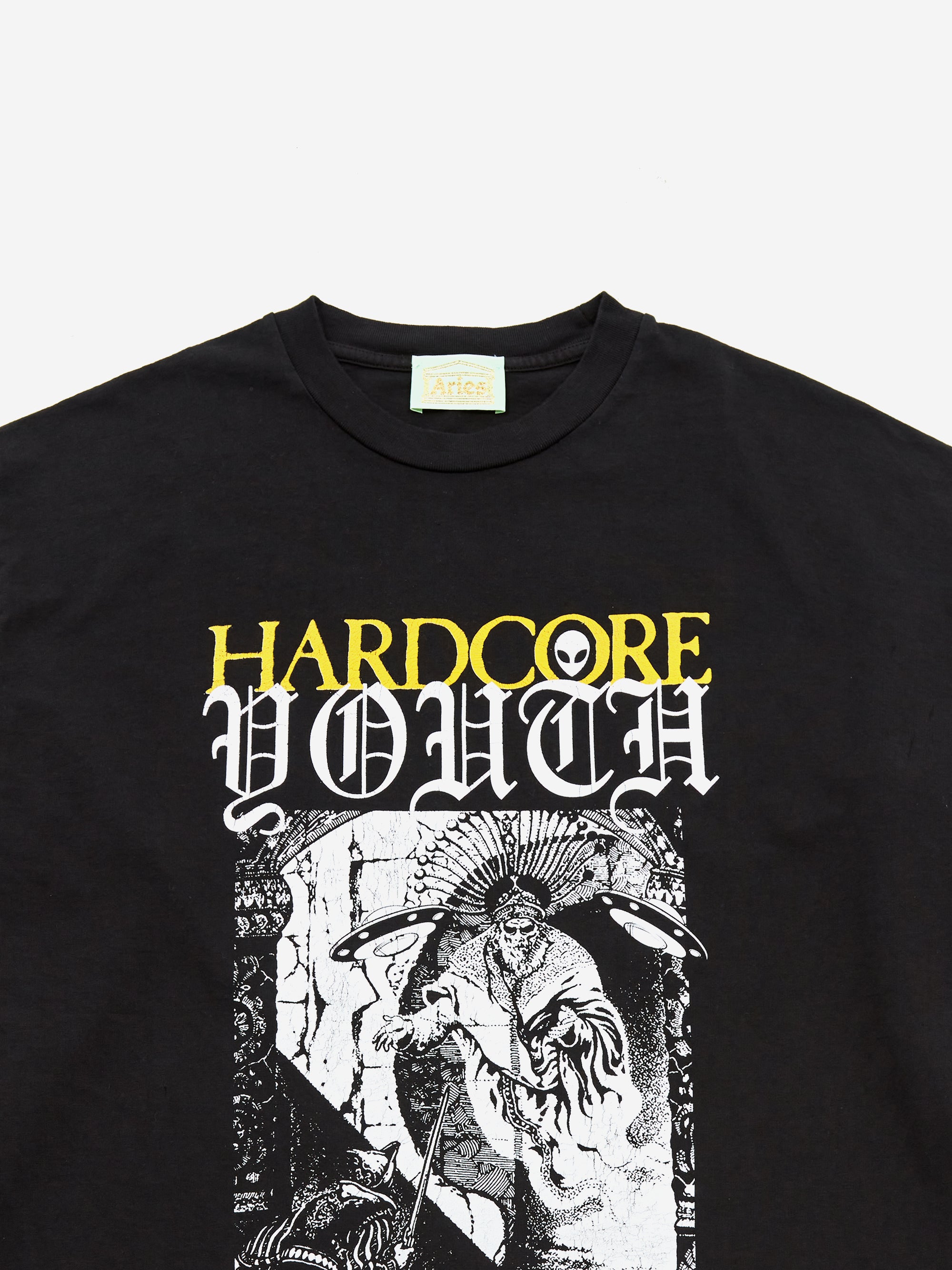 Aries Aged Hardcore Youth Long Sleeve T-Shirt - Black – Goodhood