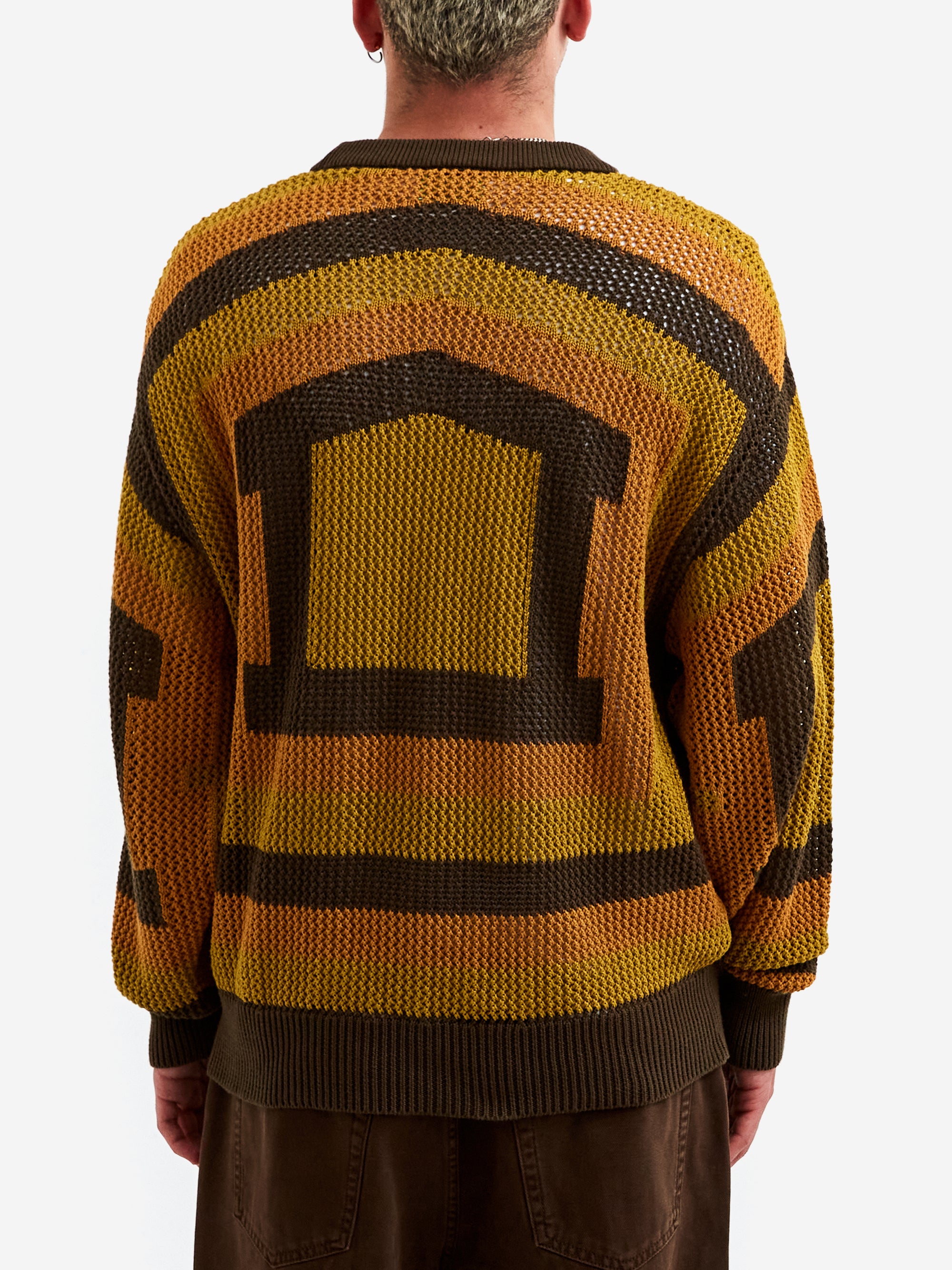 Aries Crochet Temple Knit - Khaki – Goodhood