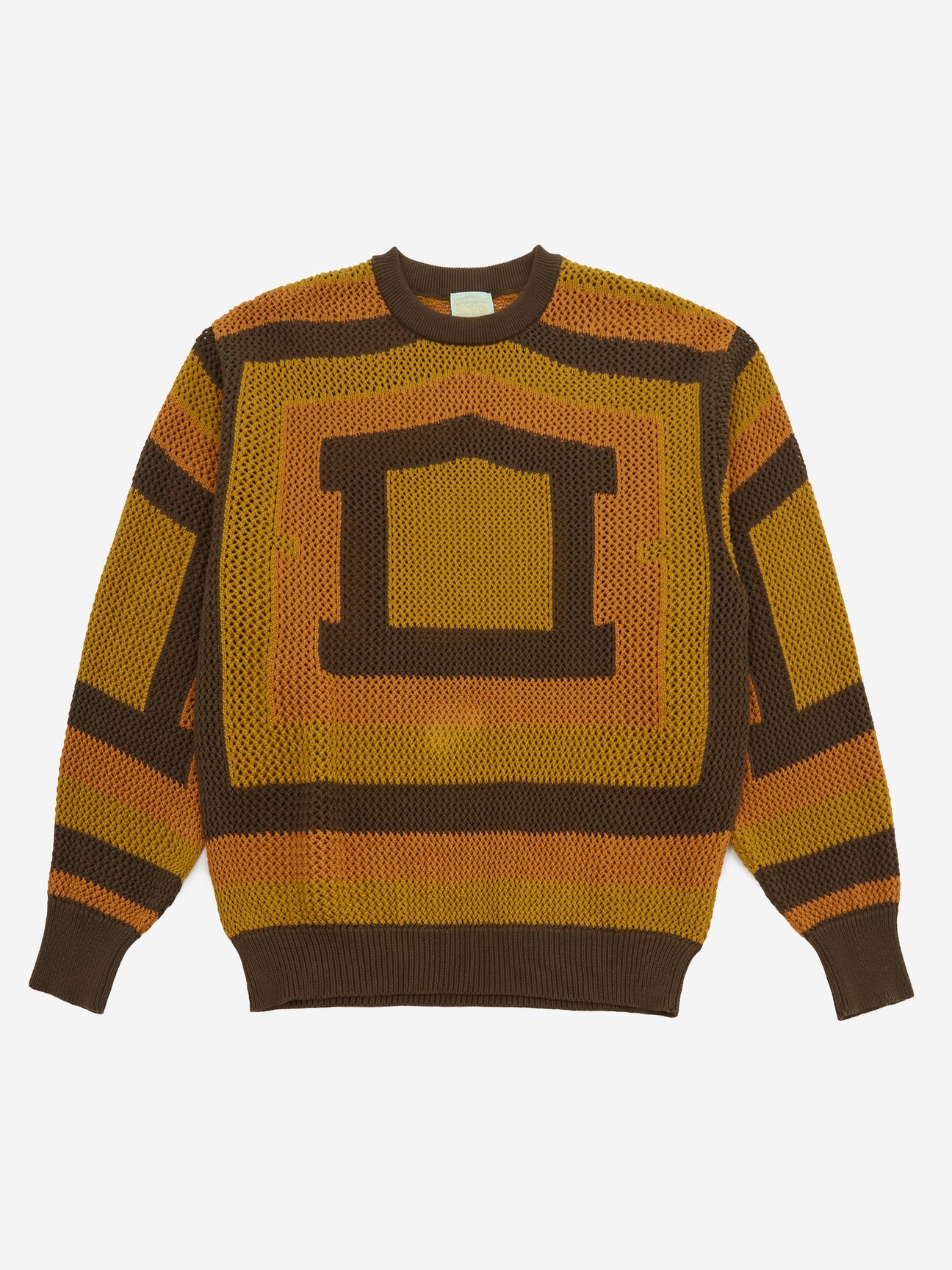 Aries Crochet Temple Knit - Khaki – Goodhood