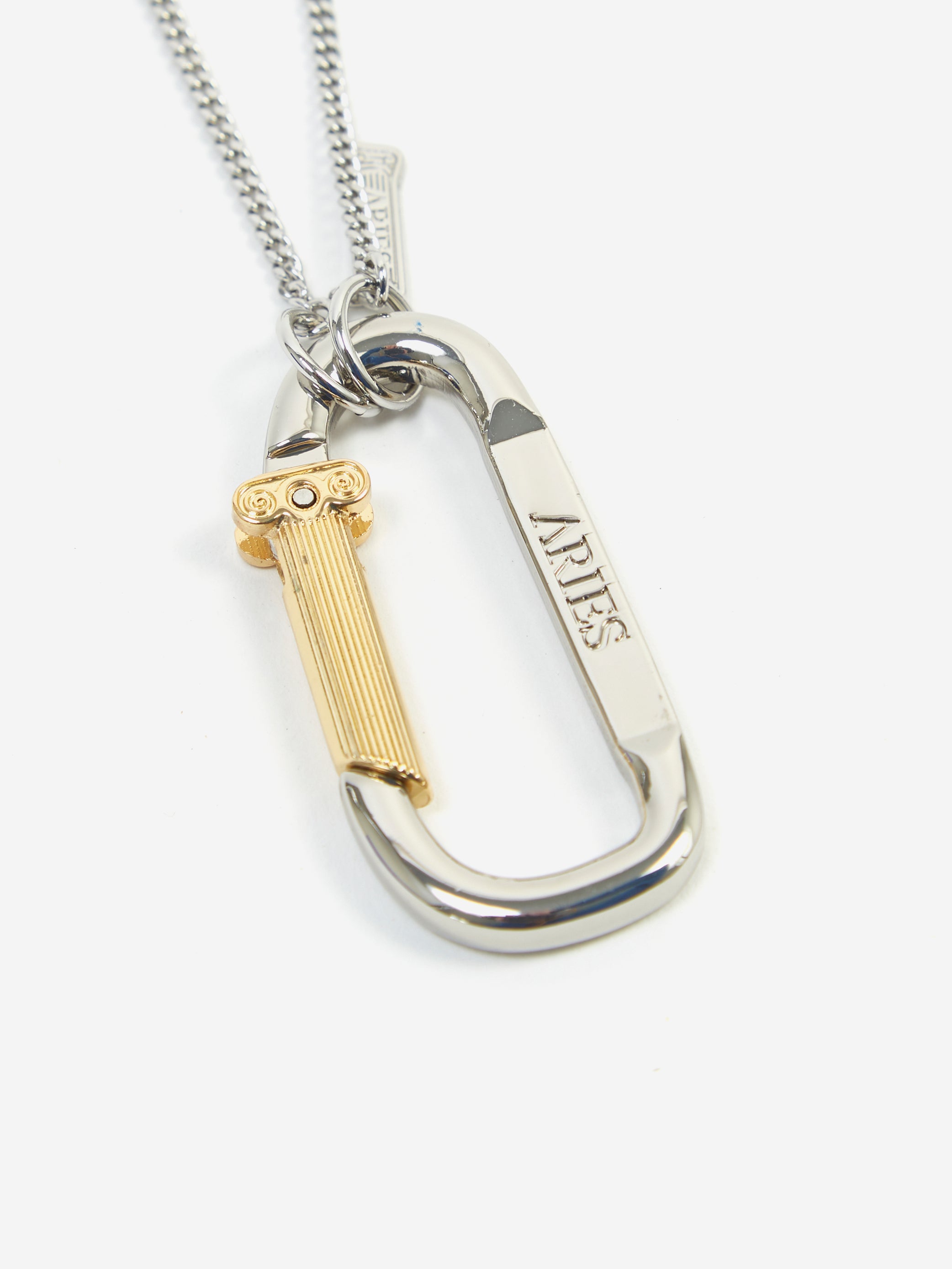 Aries Mini Carabiner Chain Necklace - Silver – Goodhood