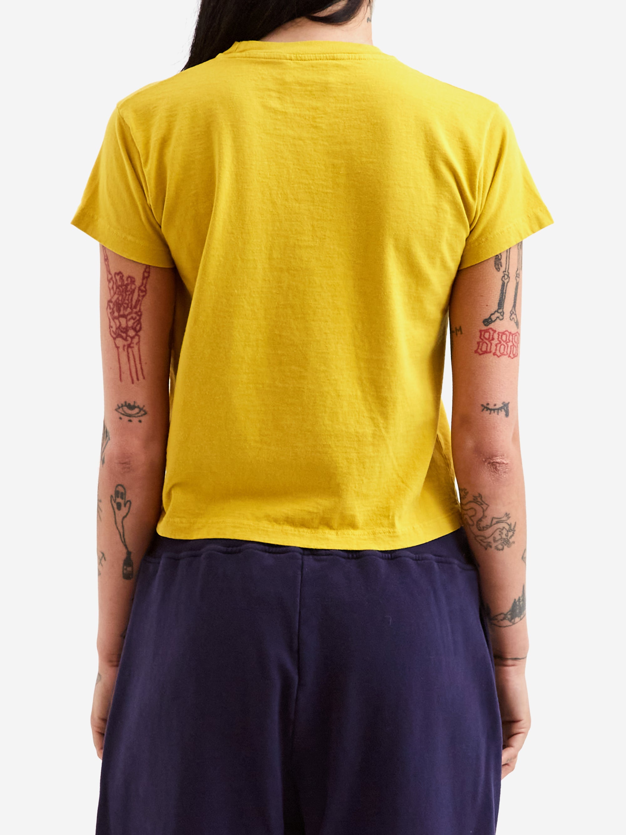 Aries Temple SS Tee (Baby Fit) - Chartreuse – Goodhood