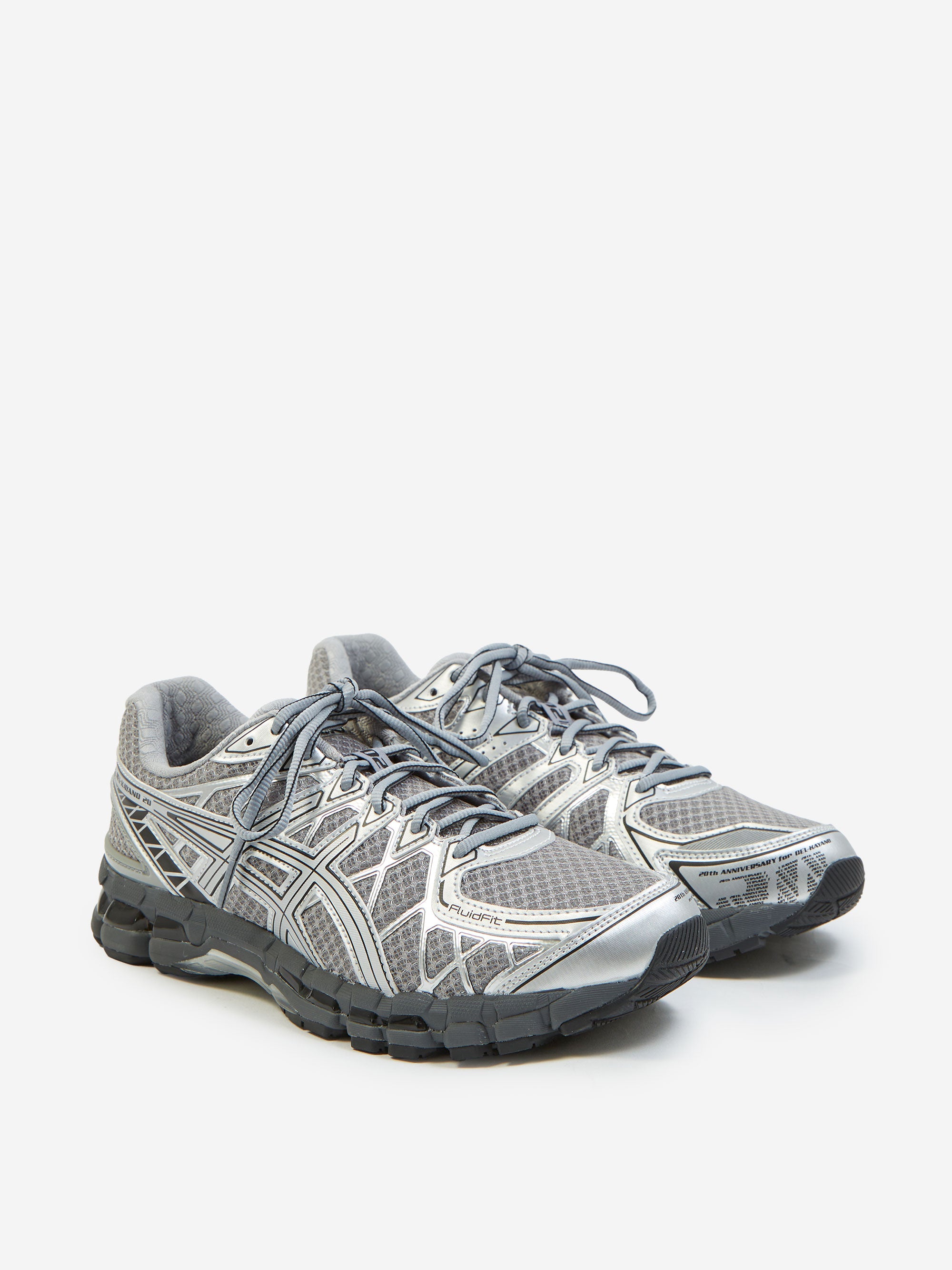 Asics GelL-Kayano 20 - Gravel/Pure Silver – Goodhood