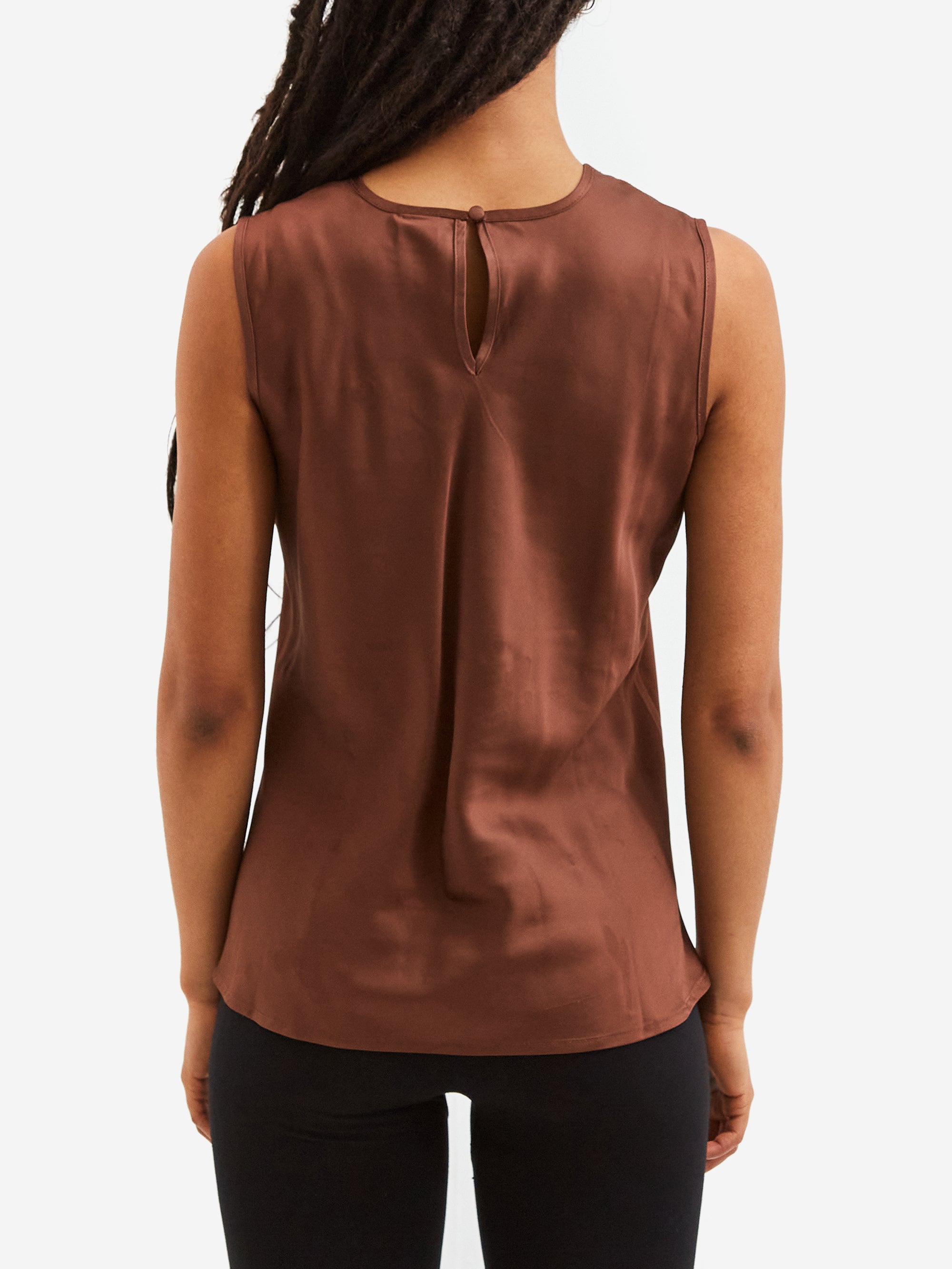 Baserange Dydine Tank Top - Dark Brown – Goodhood