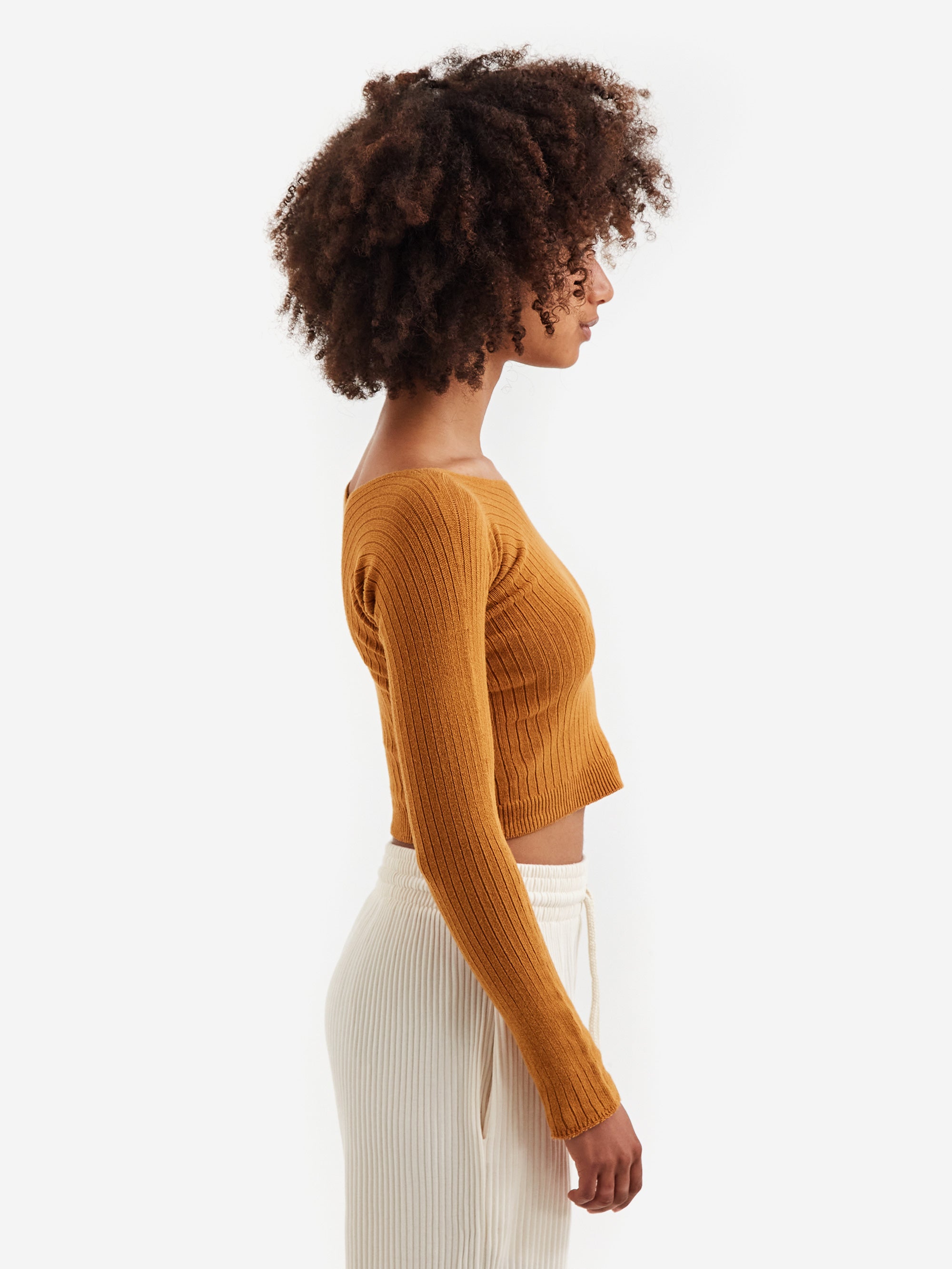 Baserange Tights Long Sleeve - Burnt Yellow – Goodhood