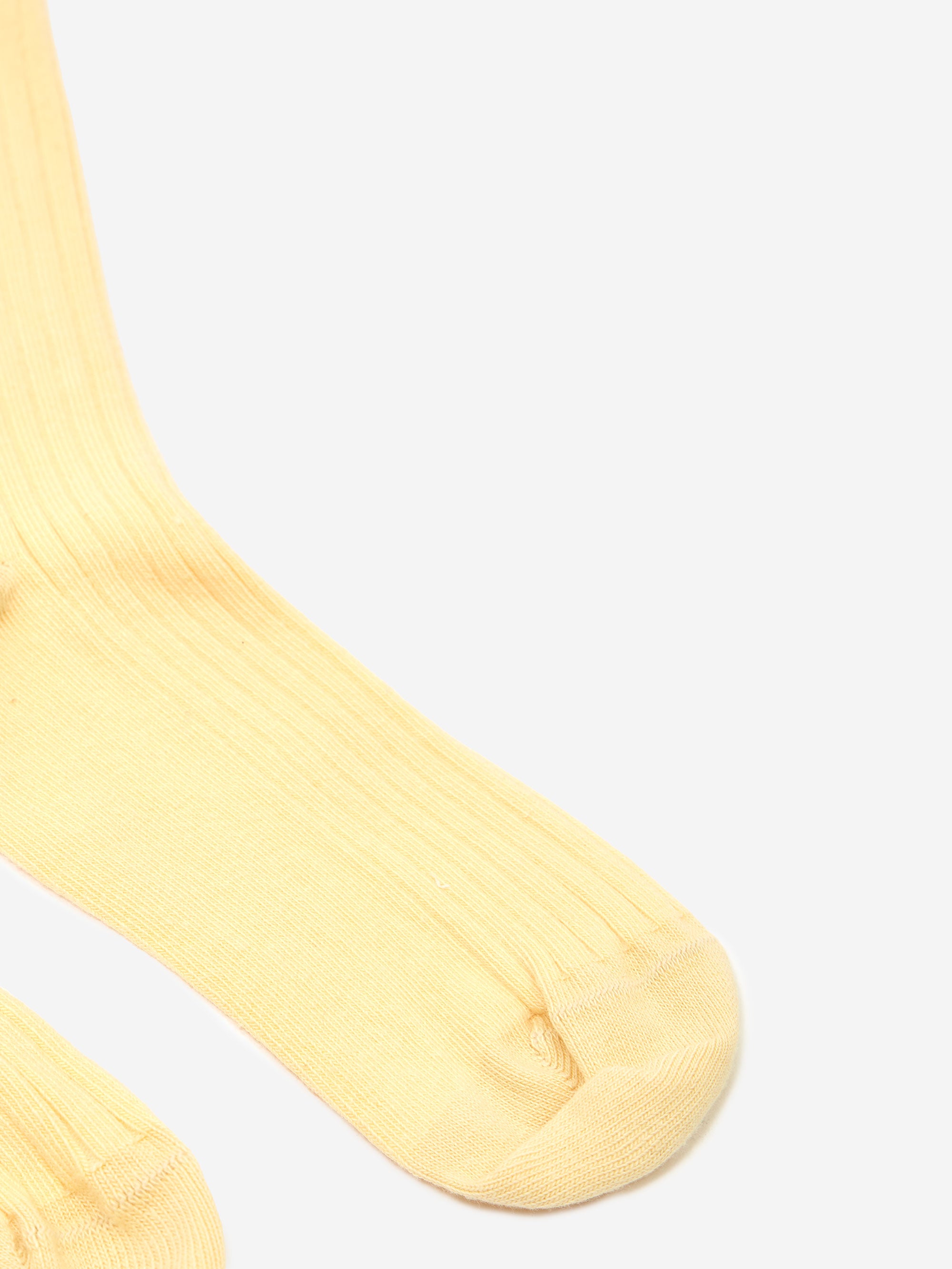 Baserange Rib Overankle Socks - Bog Yellow – Goodhood
