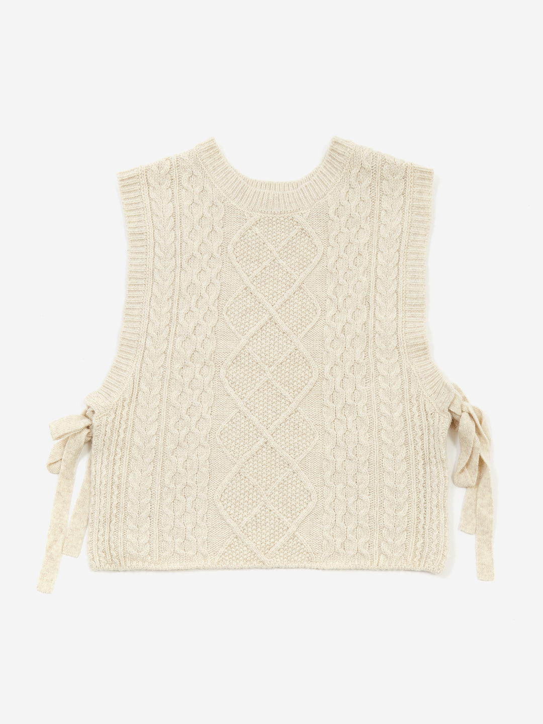 Beams Boy Alan Side Ribbon Vest - Off White – Goodhood
