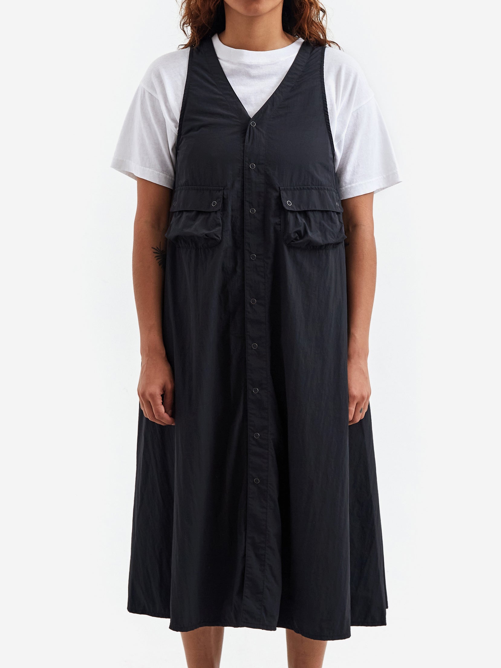 Beams Boy Pocket Front Dress - Black – Goodhood