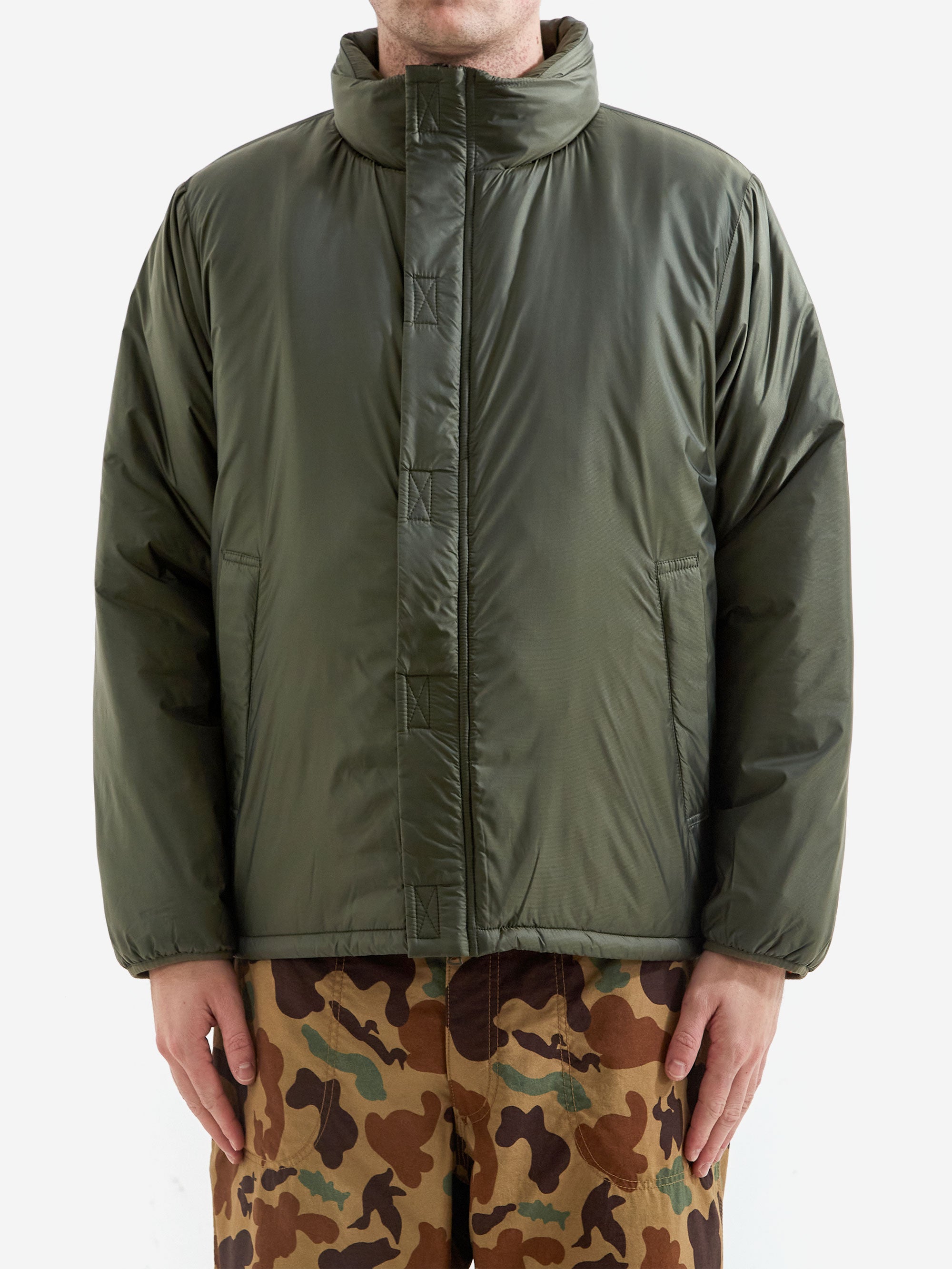 Beams Plus MIL Puff Blouson ver.2 Ripstop - Olive – Goodhood