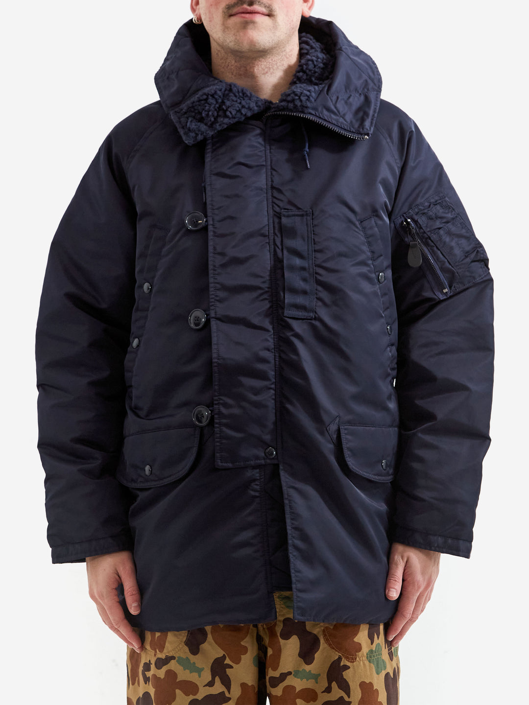 Beams Plus MIL Type N-3B Down - Navy – Goodhood