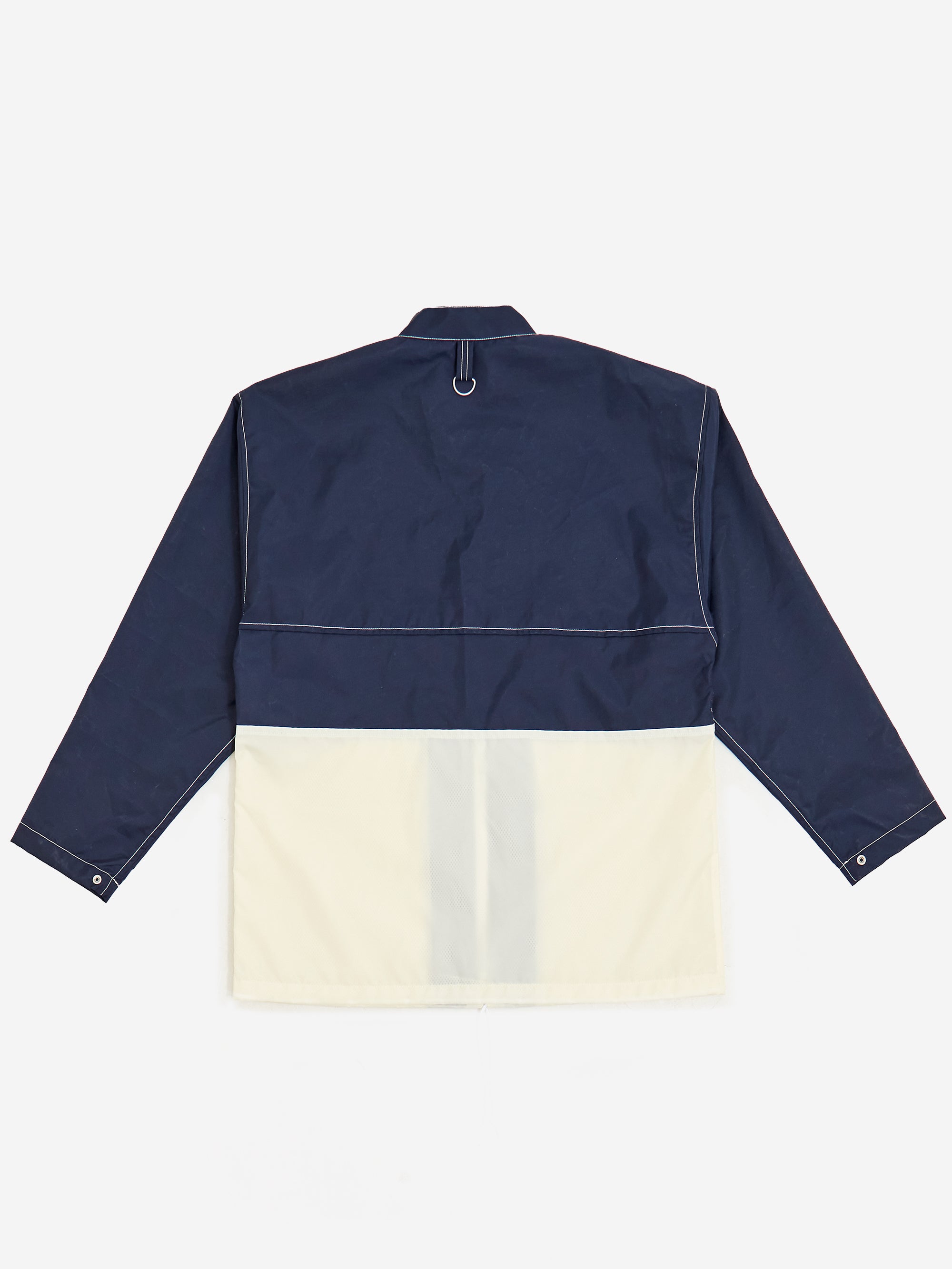 Beams Plus Boat Jacket Stripe Nylon Oxford - Navy – Goodhood