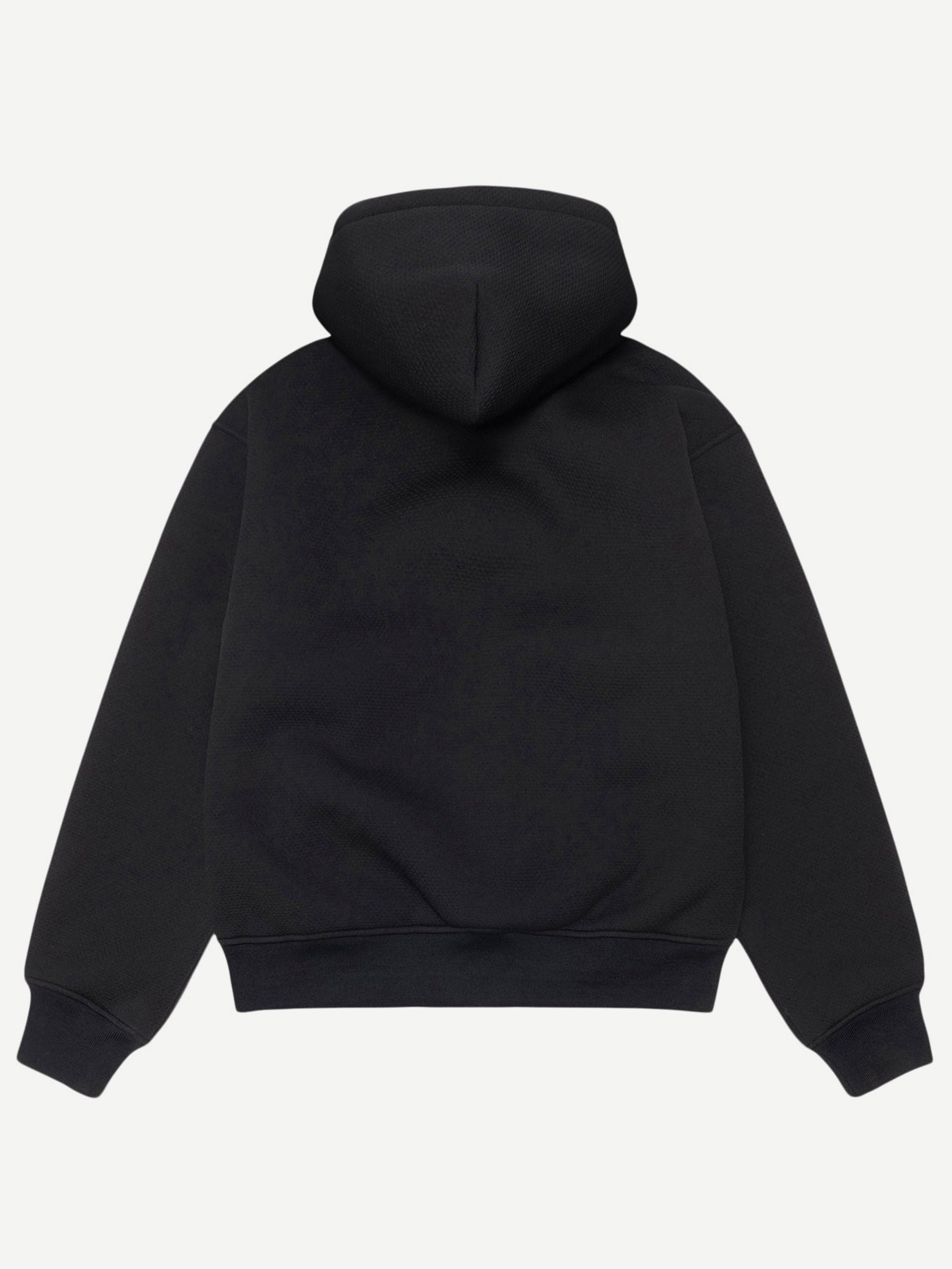 Stussy Bonded Sherpa Lined Hood - Black – Goodhood
