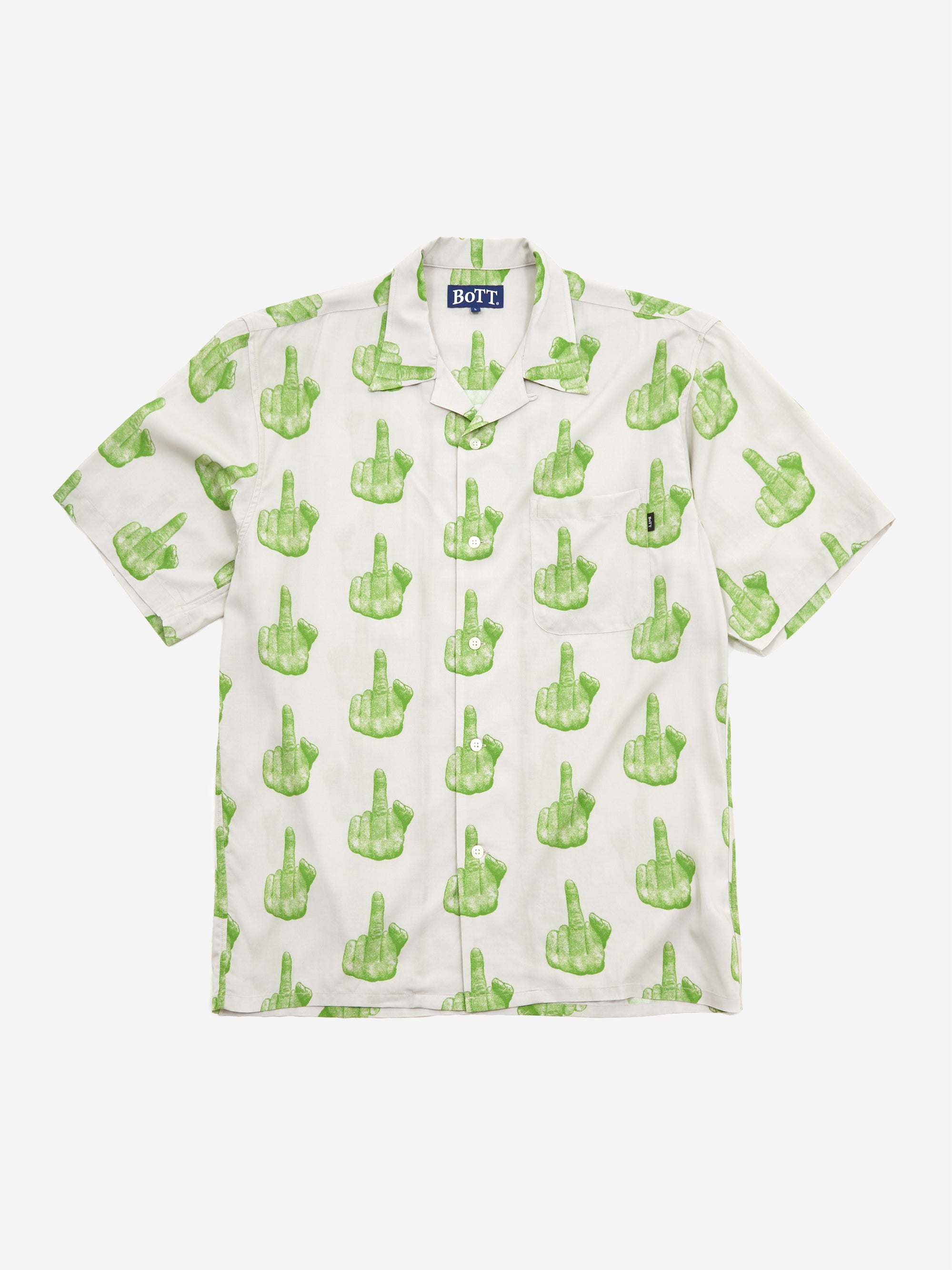 BoTT Finger Short Sleeve Shirt - Khaki – Goodhood