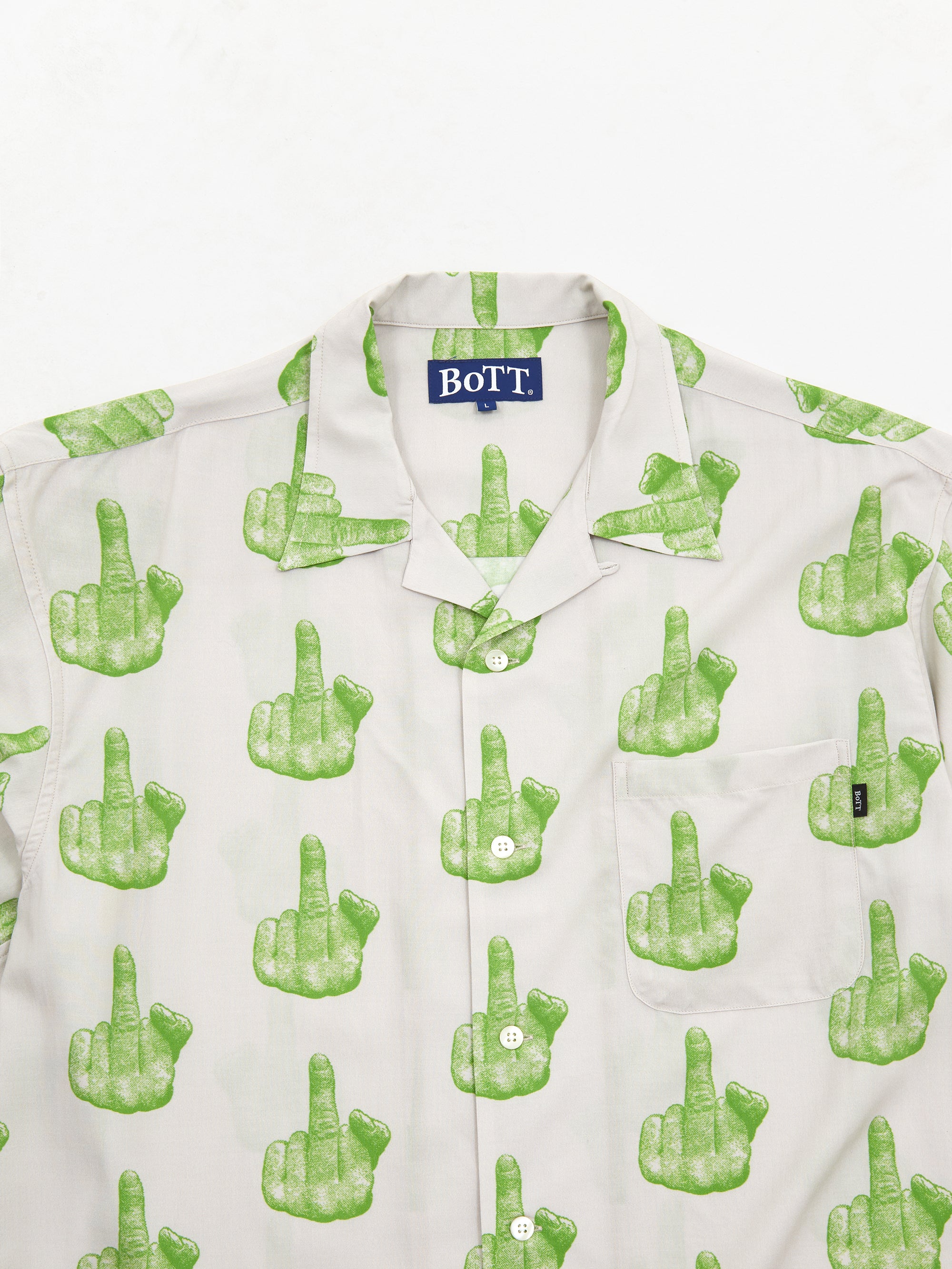 BoTT Finger Short Sleeve Shirt - Khaki – Goodhood
