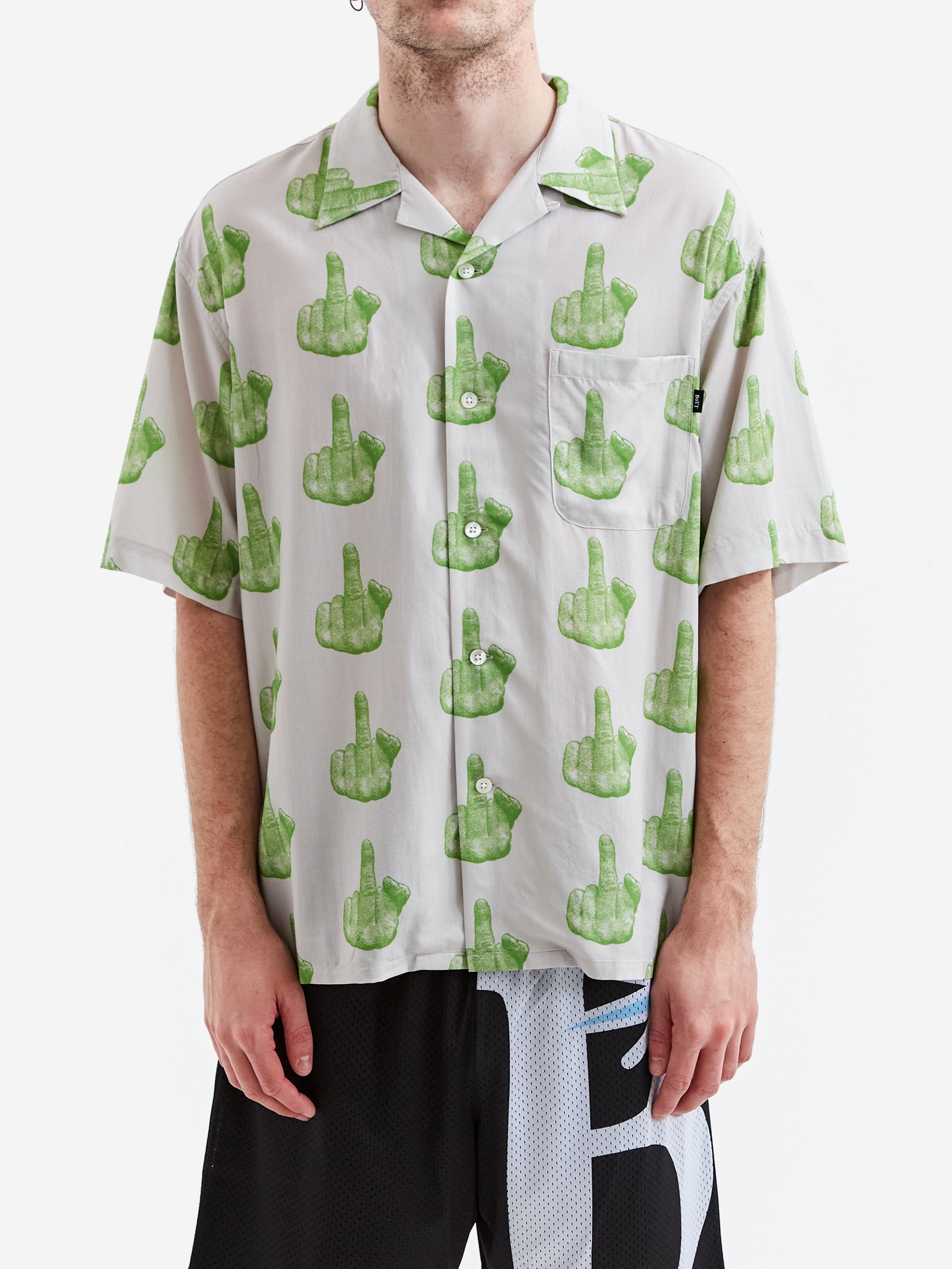 BoTT Finger Short Sleeve Shirt - Khaki – Goodhood