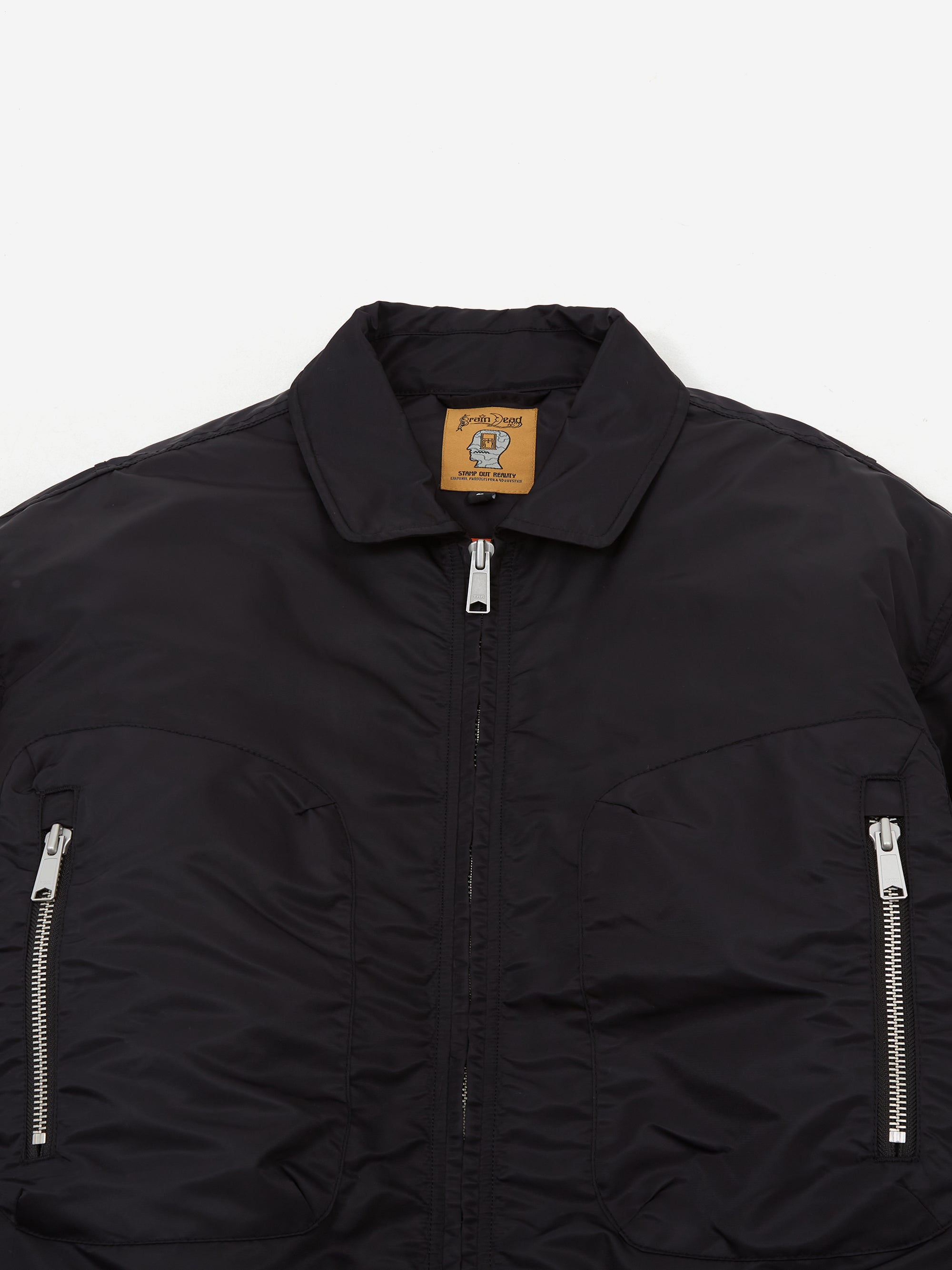 Brain Dead 3D Flight Jacket - Black – Goodhood