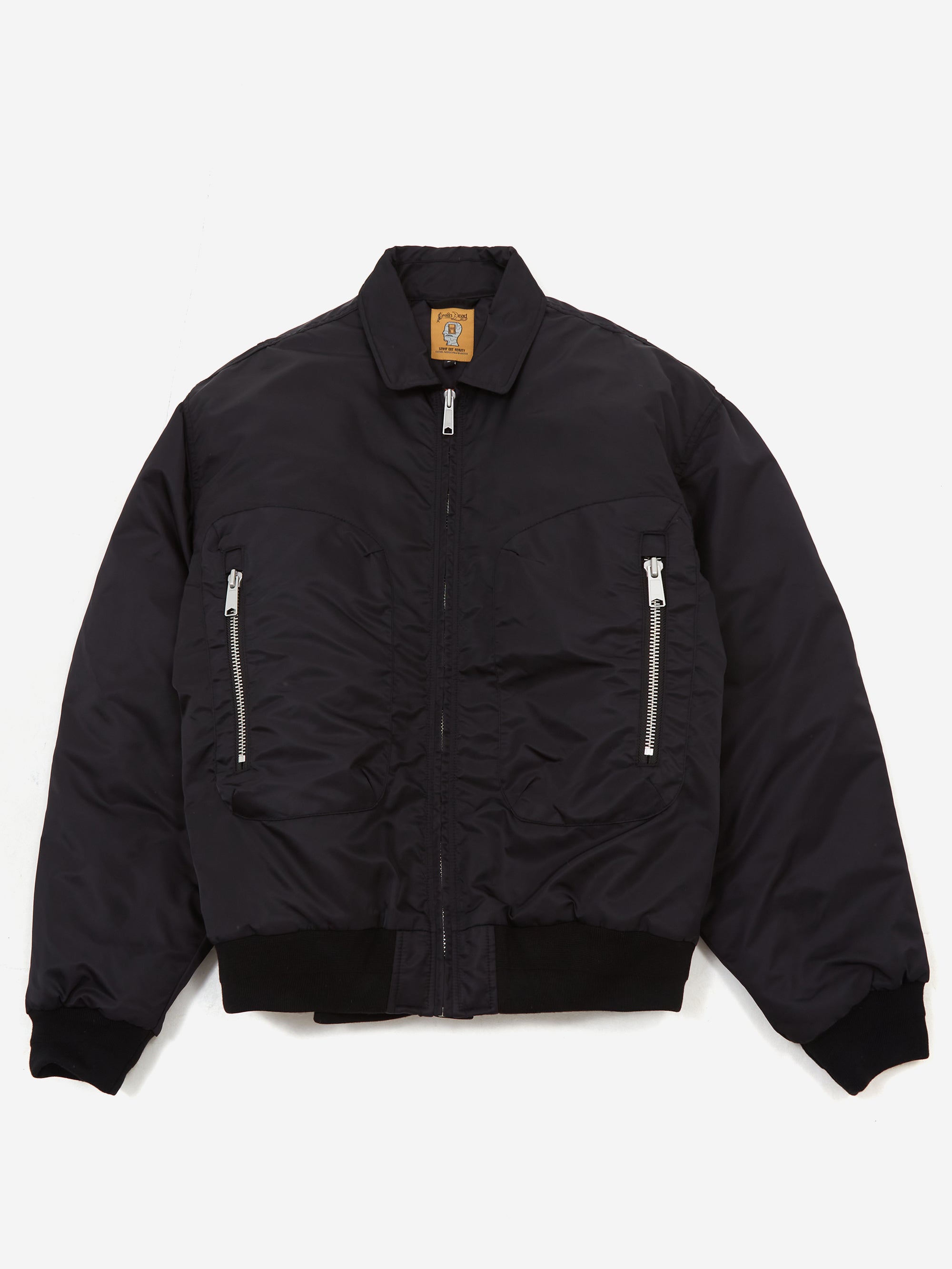 Brain Dead 3D Flight Jacket - Black – Goodhood