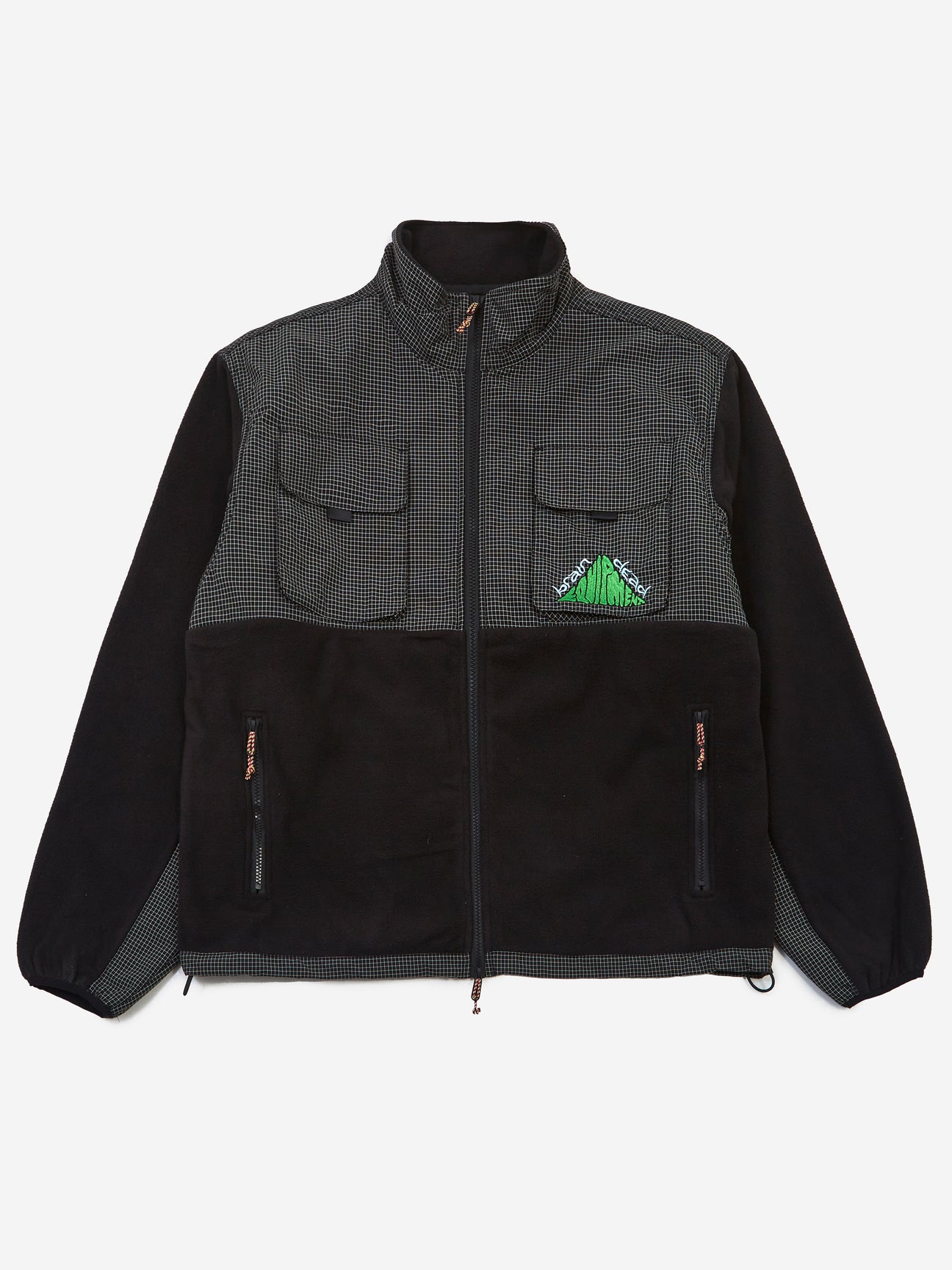 Brain Dead Brain Dead Equip Ripstop Zip Fleece Jacket -Black – Goodhood
