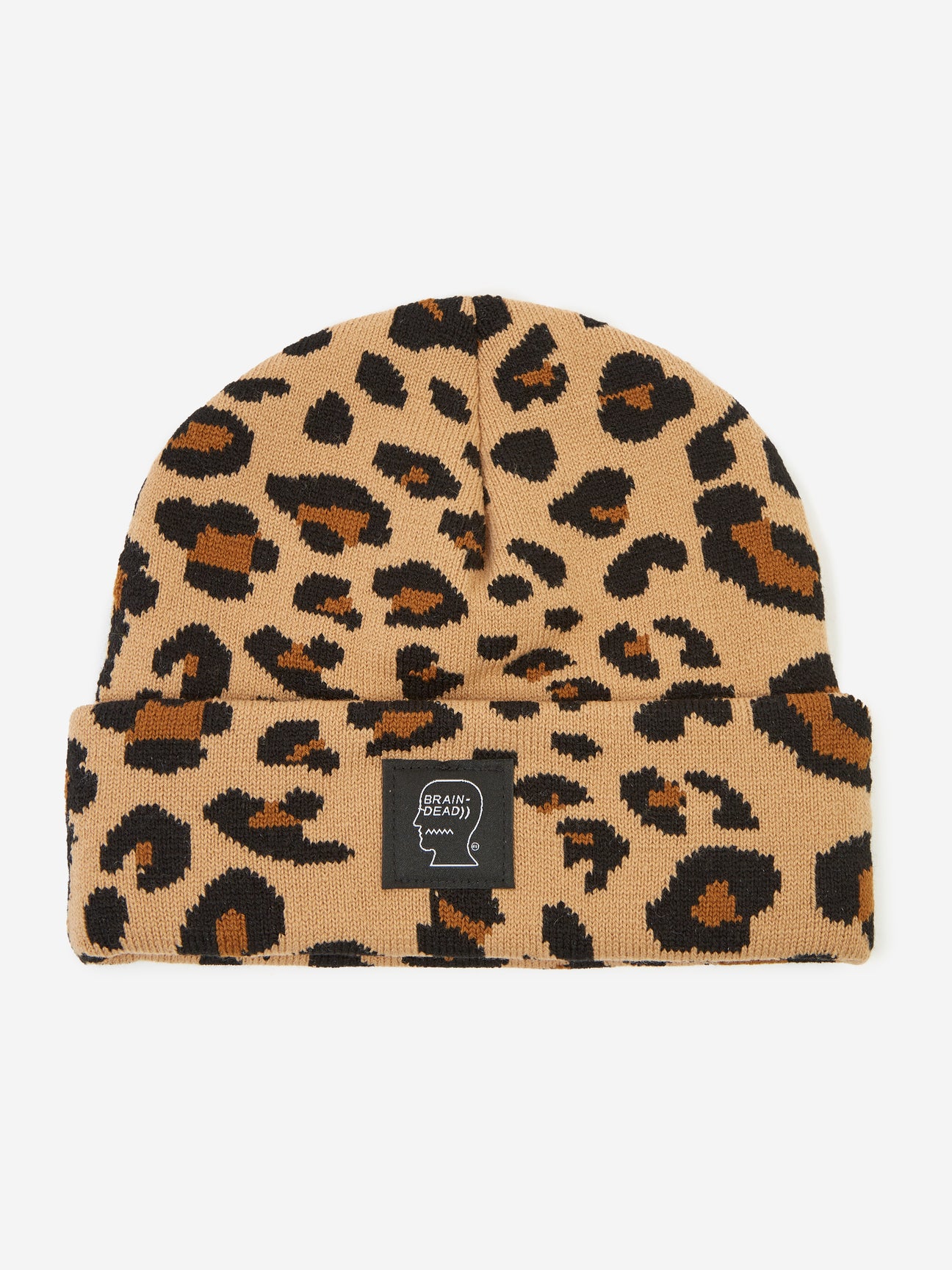 Brain Dead Logohead Beanie W- Leopard – Goodhood
