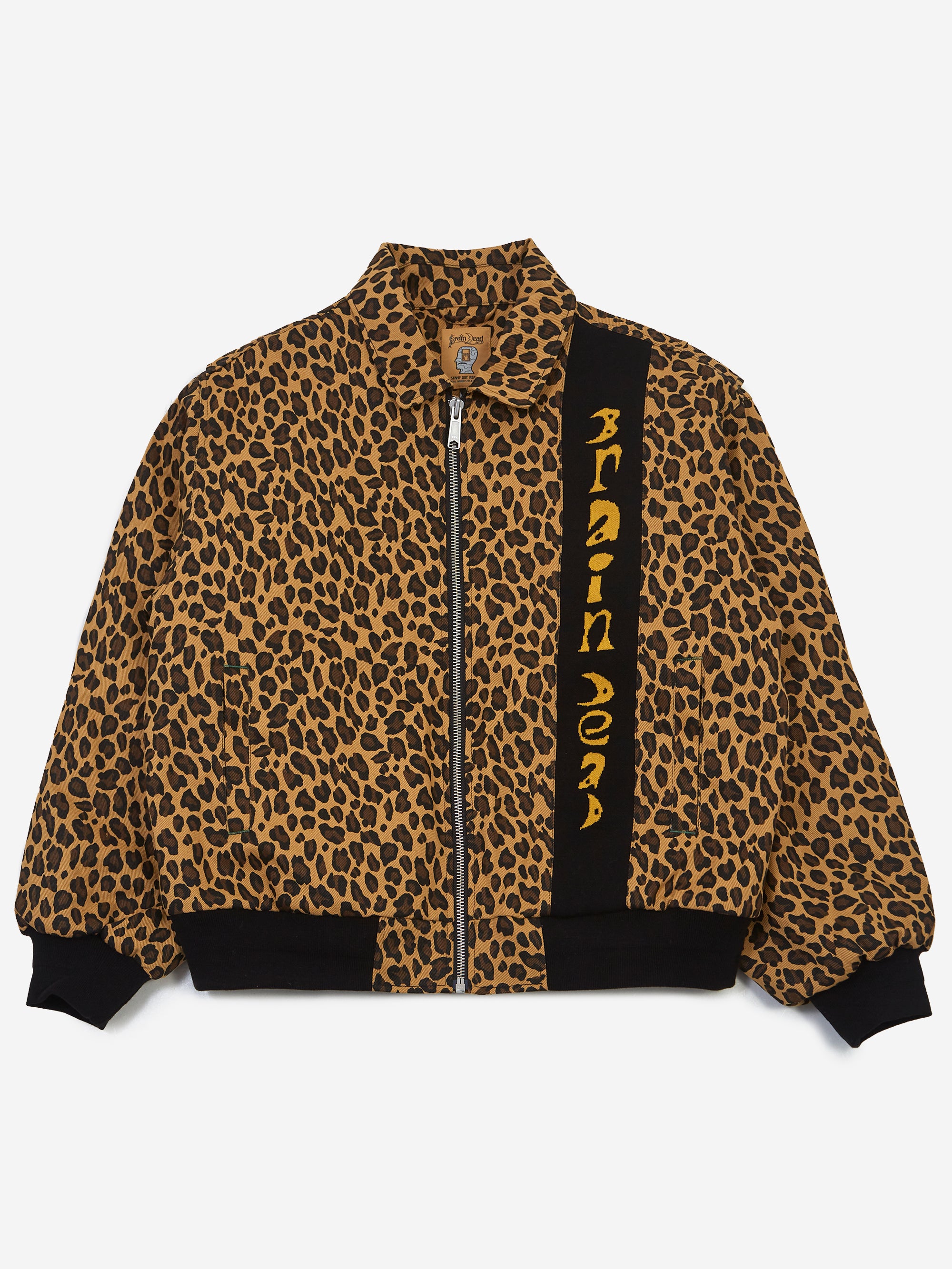 Brain Dead Twill Flight Jacket - Leopard – Goodhood