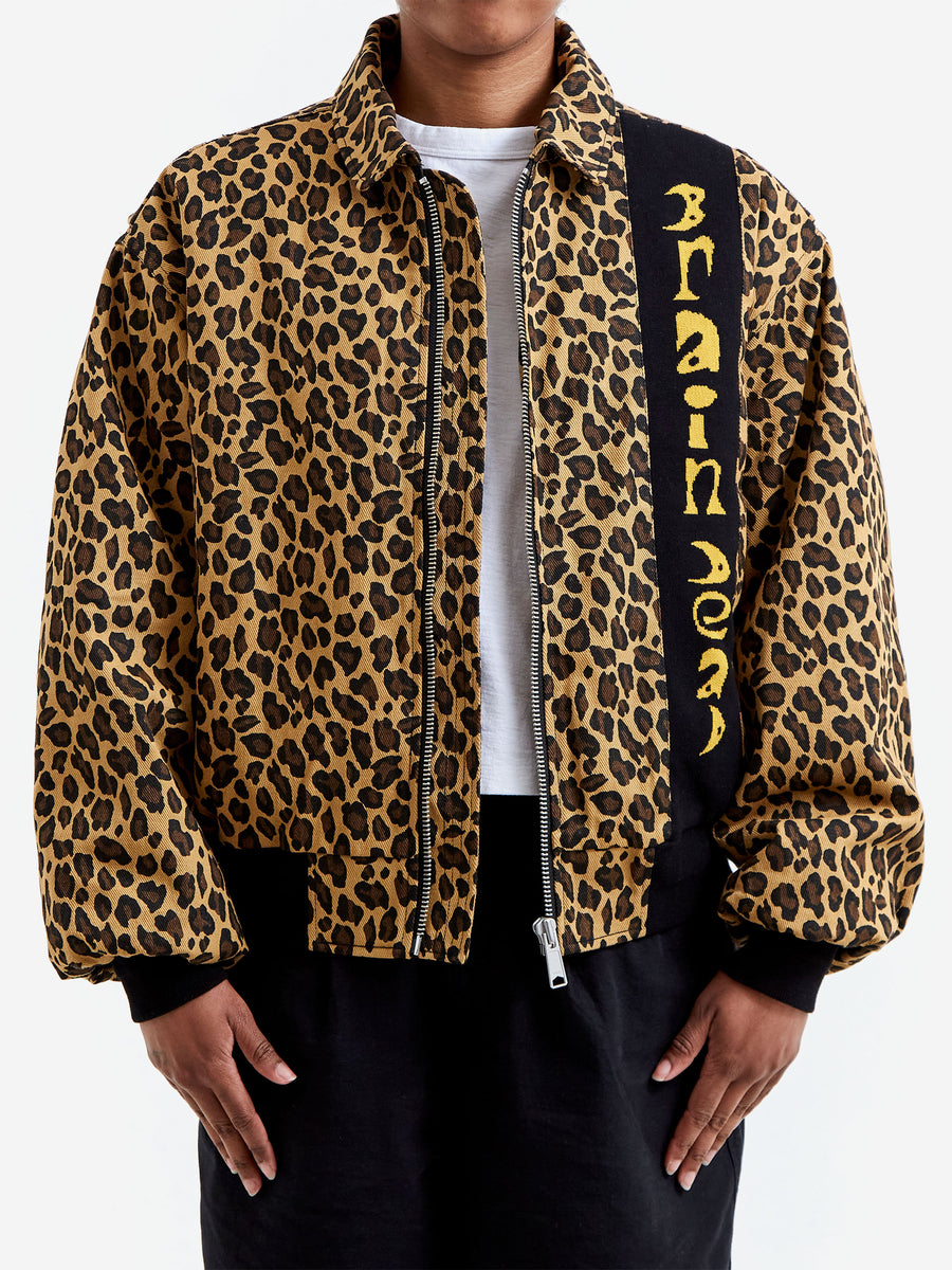 Brain Dead Twill Flight Jacket W - Leopard – Goodhood