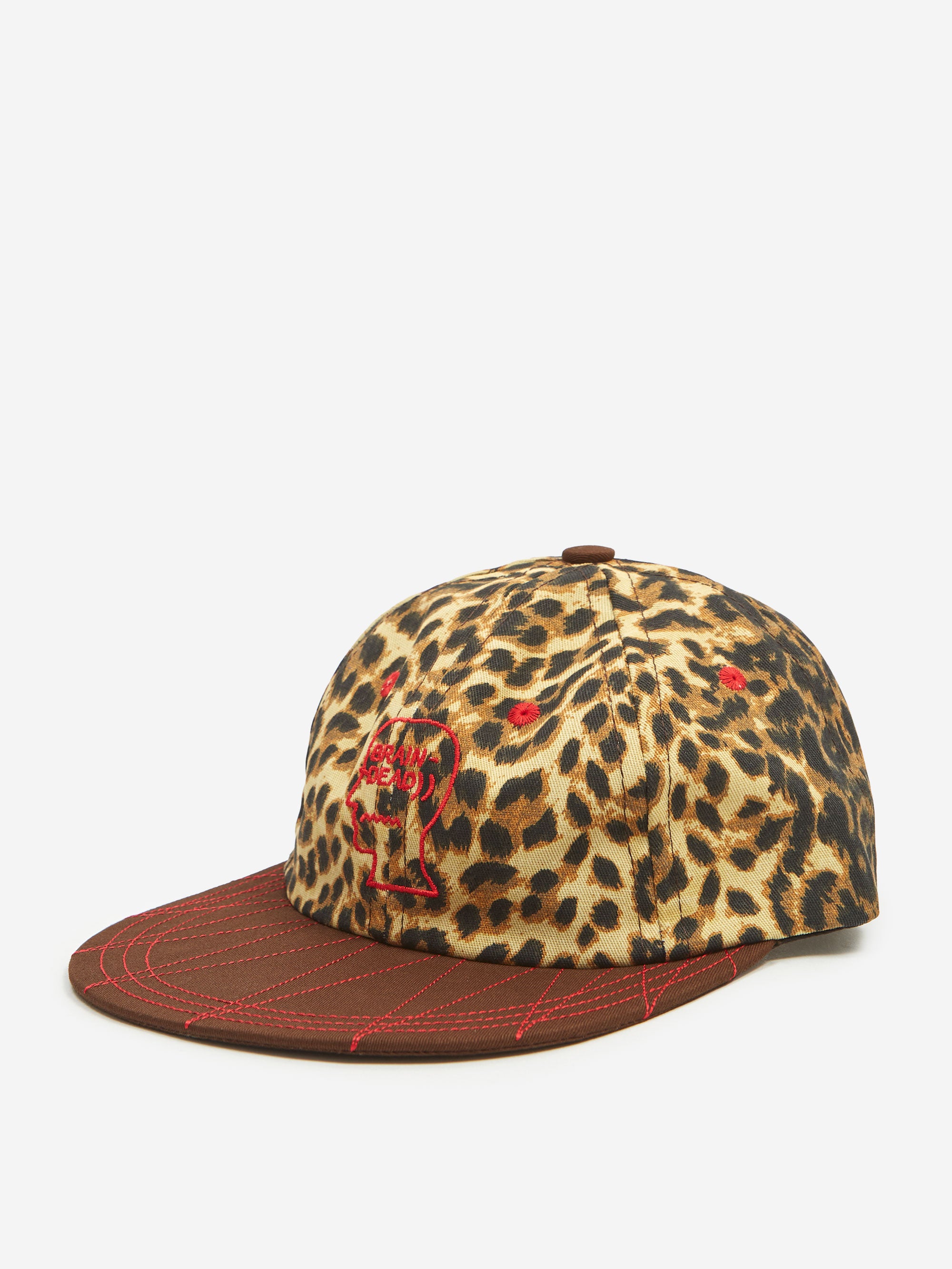 Brain Dead Logohead Longbrim Hat - Leopard – Goodhood