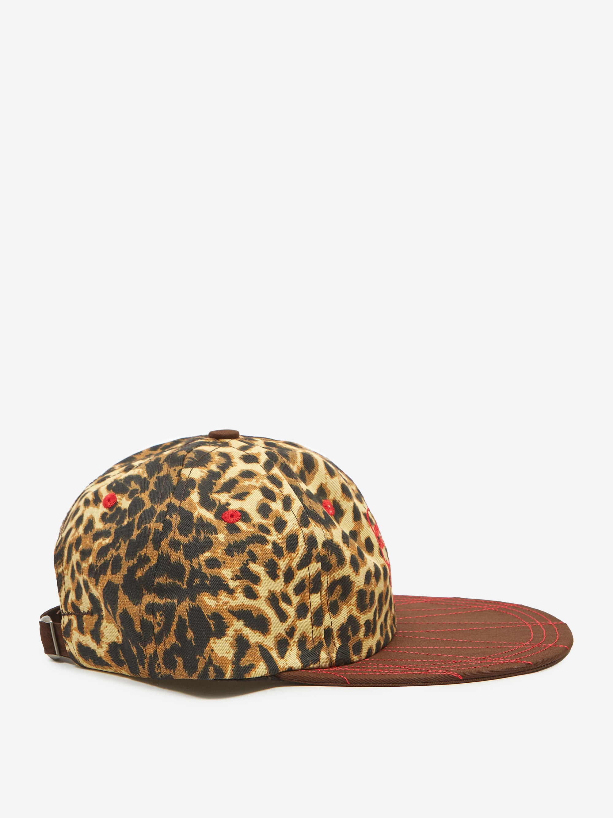 Brain Dead Logohead Longbrim Hat - Leopard – Goodhood