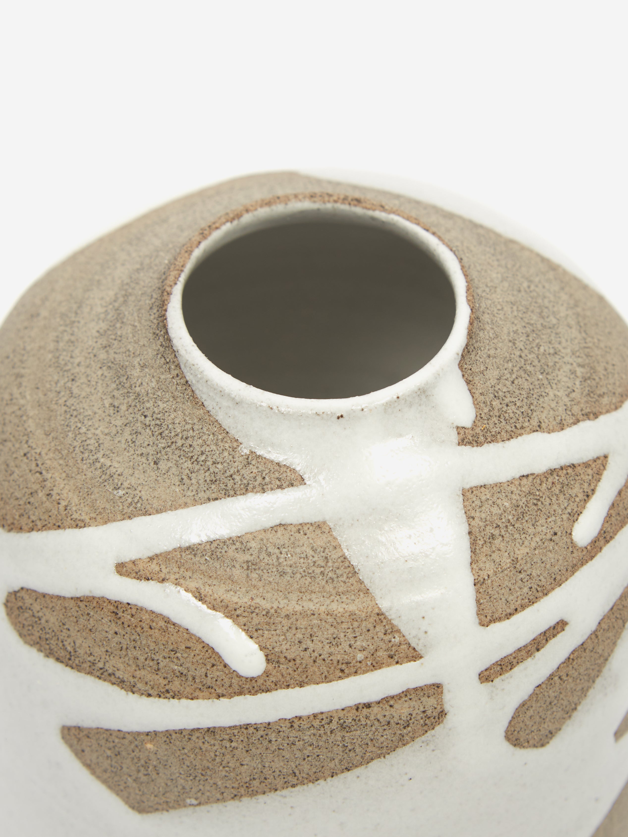 by.noo Handmade Bud Vase - Grey Drip – Goodhood