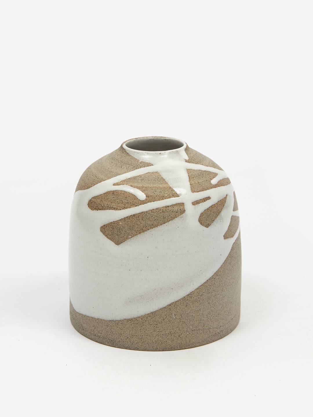 by.noo Handmade Bud Vase - Grey Drip – Goodhood