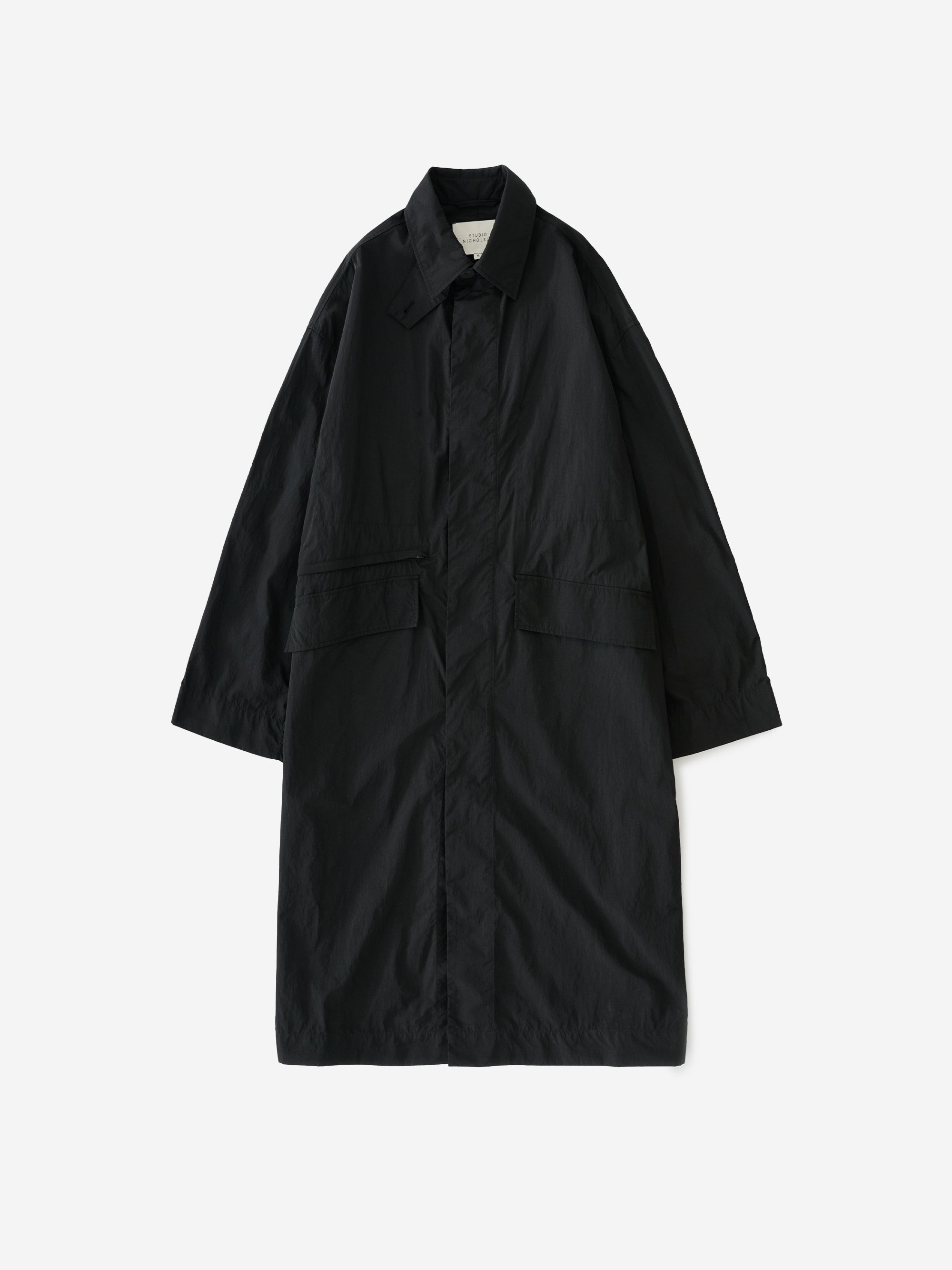 Studio Nicholson Packable Mac - Black – Goodhood