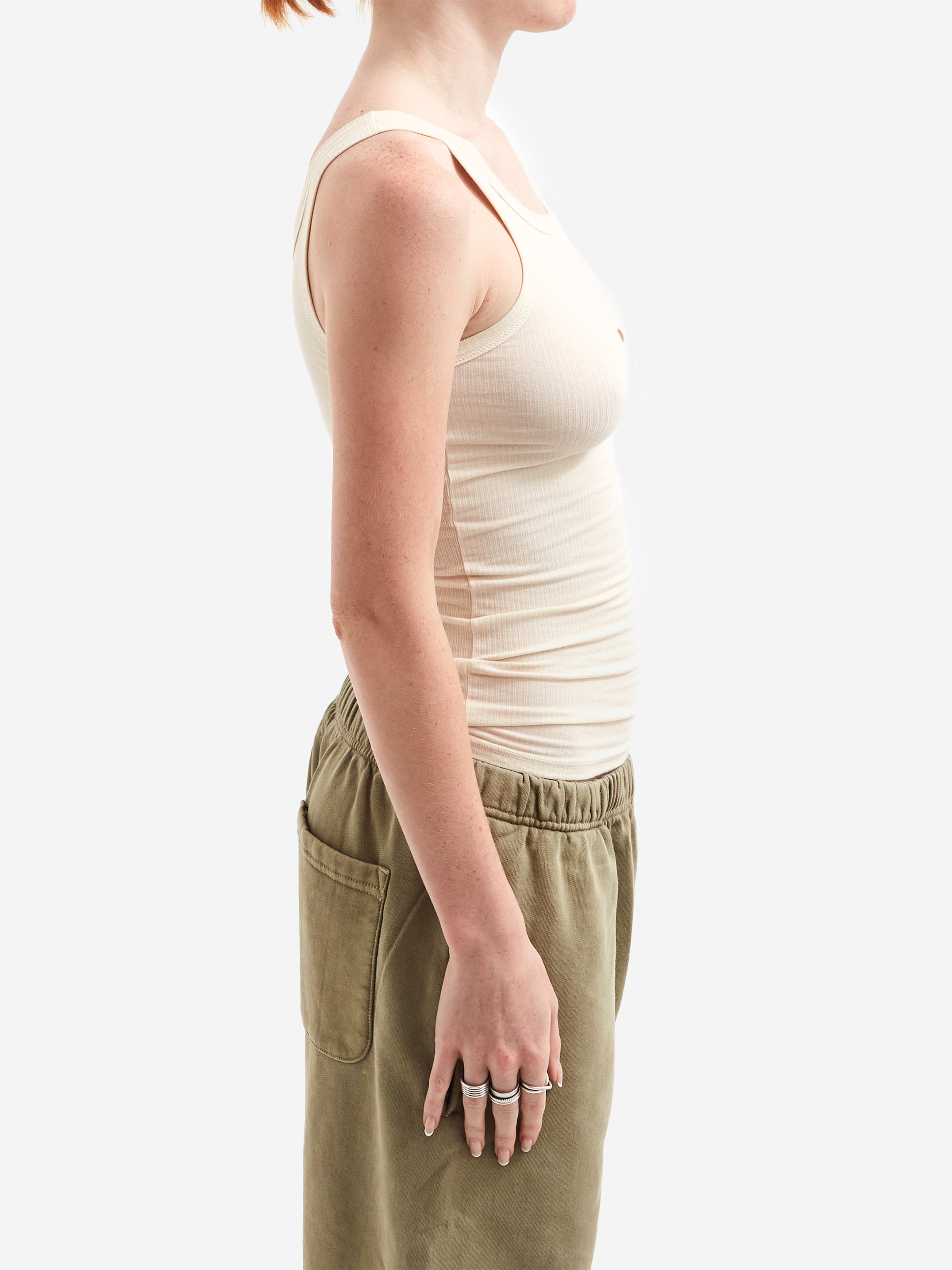 Baserange Heart Tank - Undyed – Goodhood