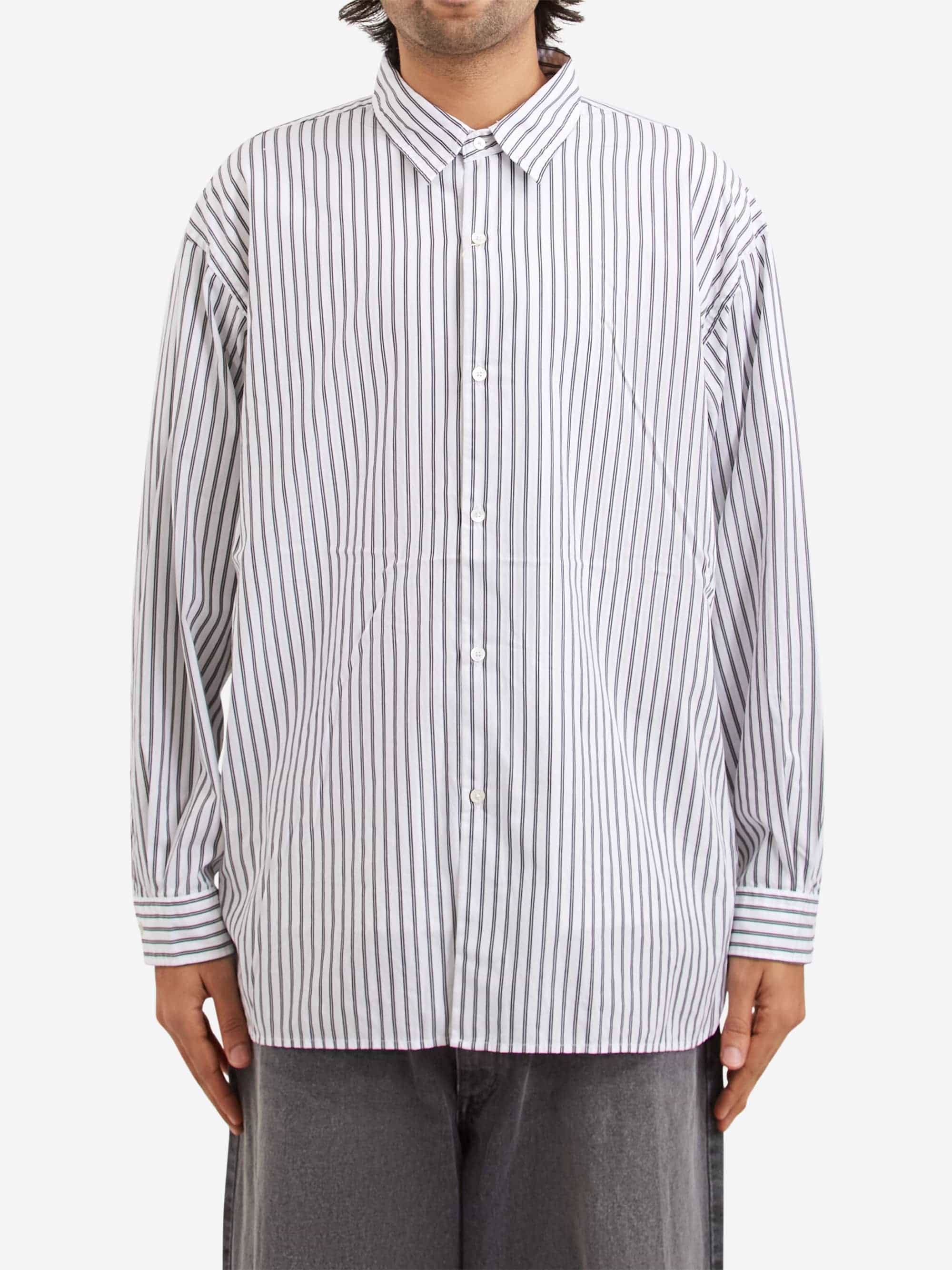 Beams Back Zip Shirts - White – Goodhood